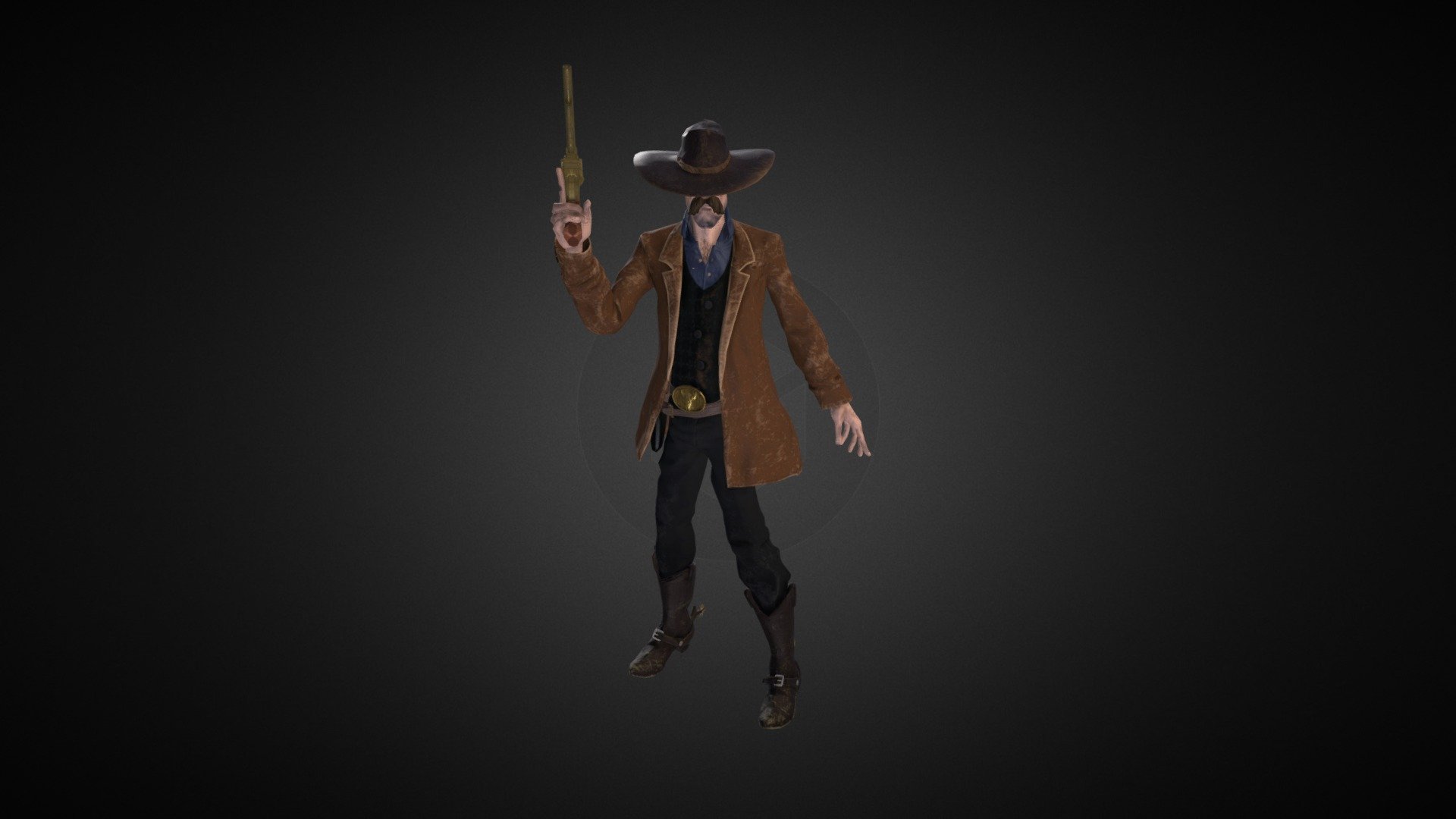 Gunslinger as Arthur Morgan - 3D model by SantiArtuso [81d6751] - Sketchfab