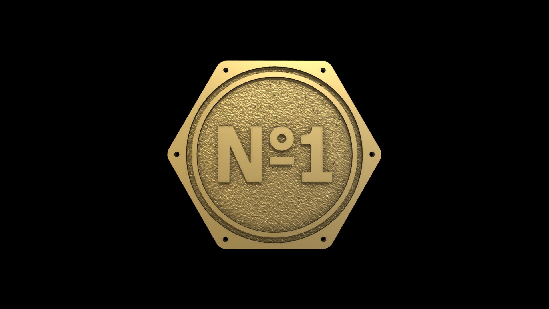 No1_floor-plaque - 3D model by oneight7 (@djbrain) [81d7a41] - Sketchfab