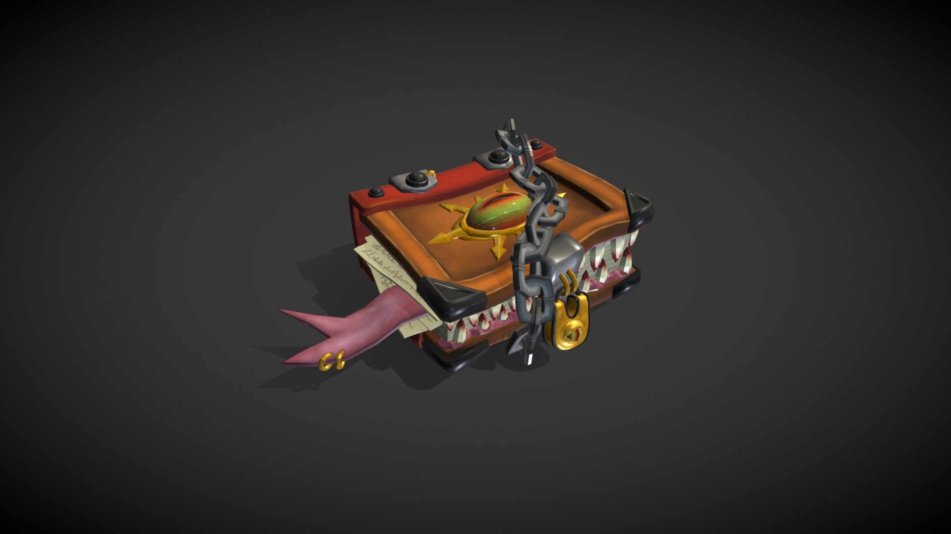 Monster Book - 3D model by emboo (@emilybough123) [81d7fea] - Sketchfab