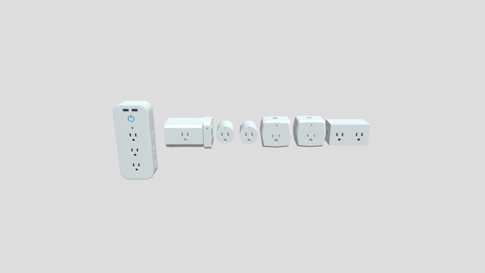 Smart Plug Set A - Download Free 3D model by Ammar-Kay (@BooBooKoko ...