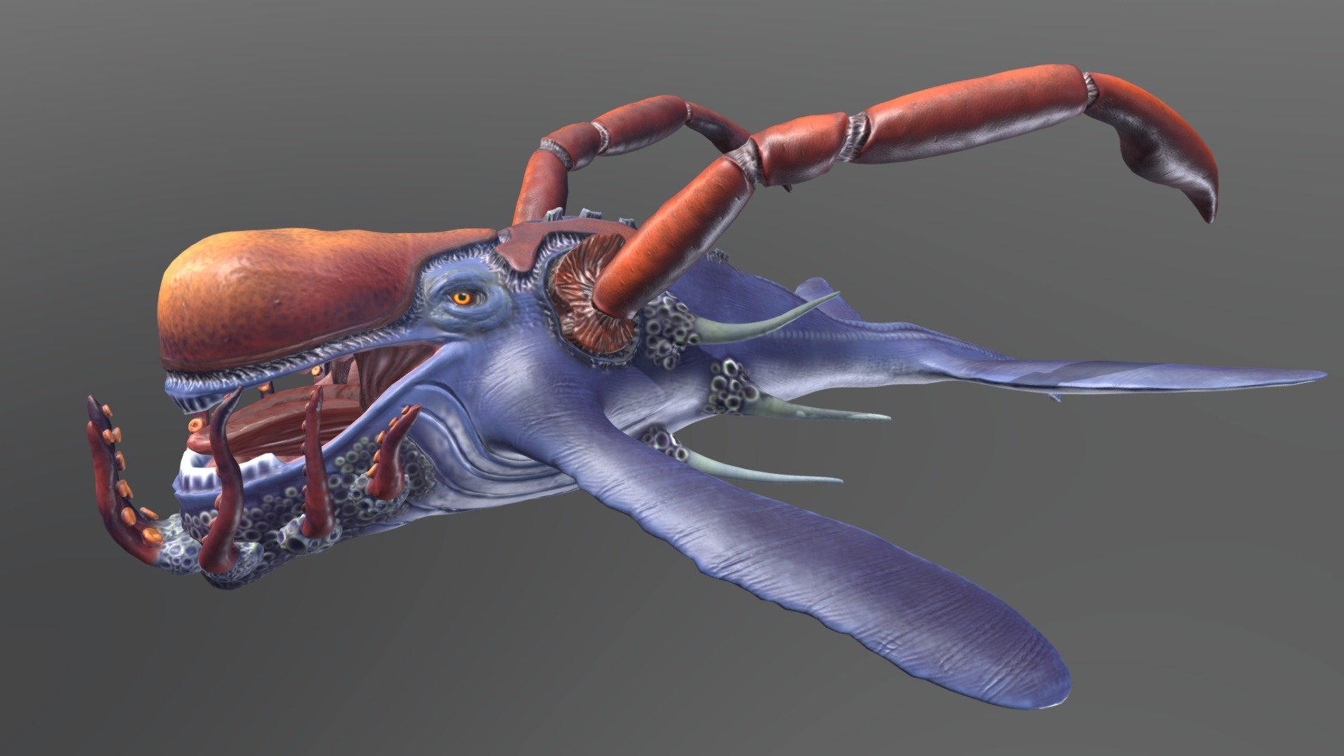 Leviathan - 3D model by Three Dee Sculptor (@xenosculptor) [81db98d ...
