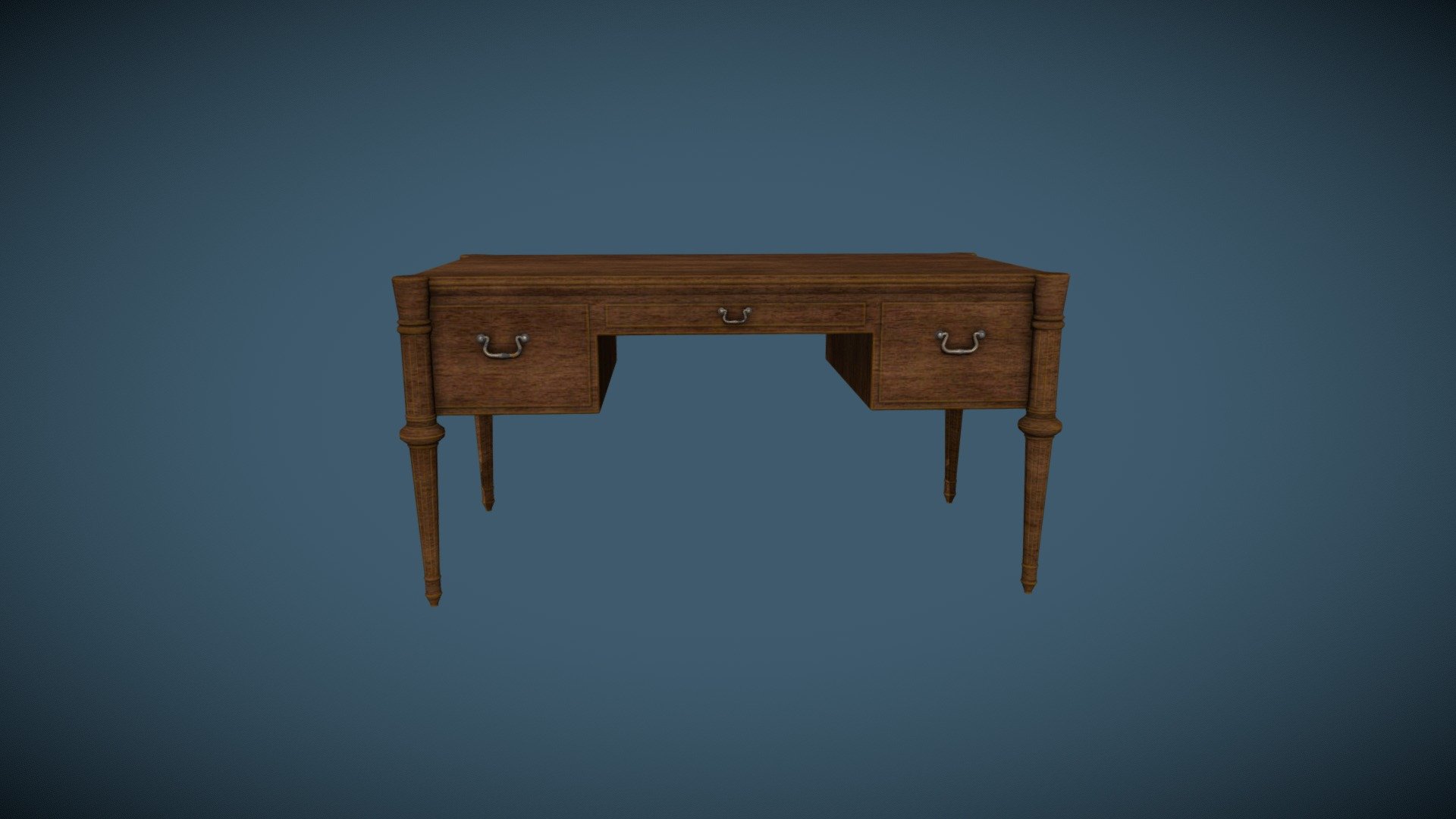 Desk - Download Free 3D model by Mathilde Beuvin (@mat_bvn) [81db992 ...