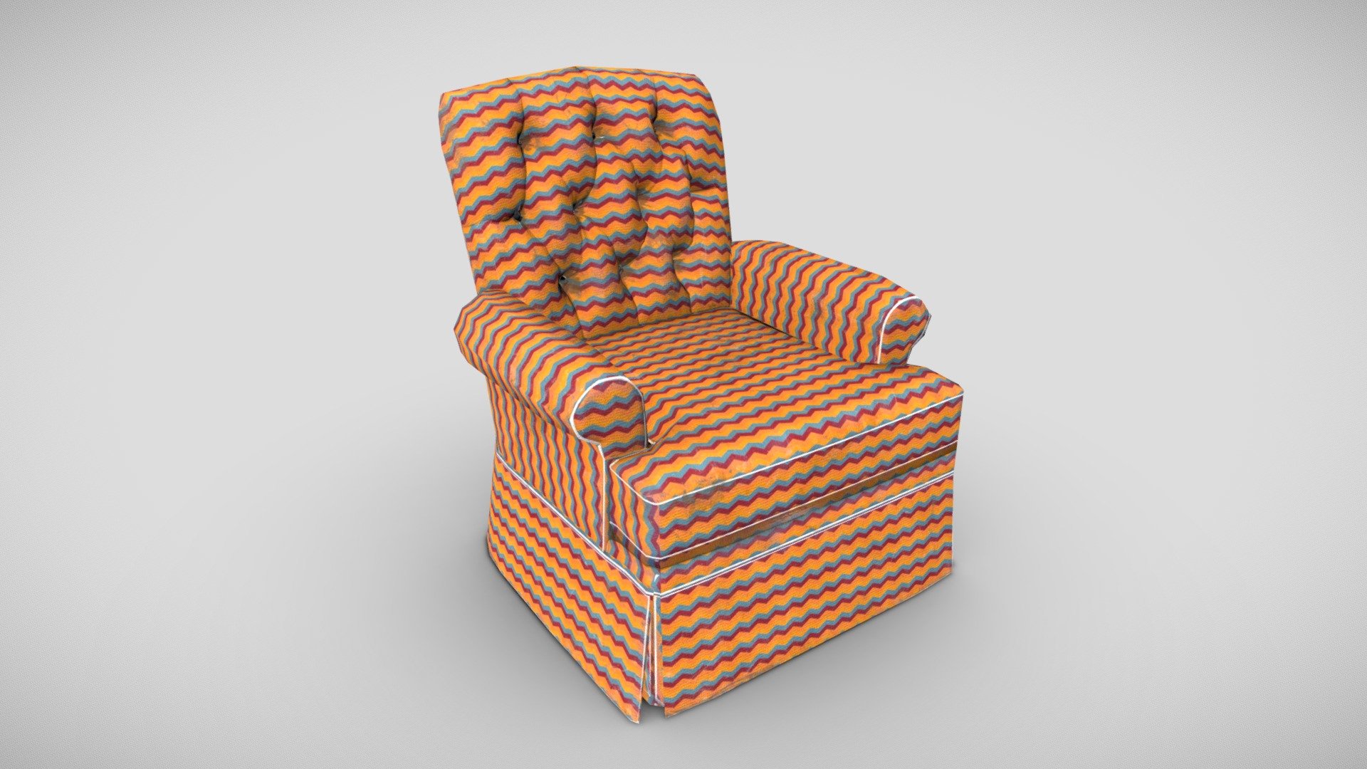 Kempton Fabric Chair - Buy Royalty Free 3D model by Treq [81dbe33 ...