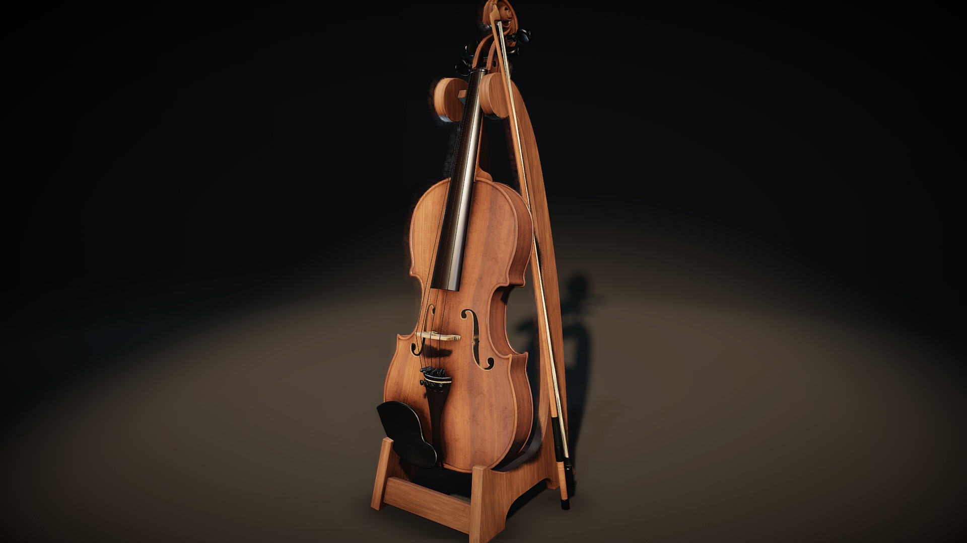 Violin - 3D model by Logan McGuire (@LoganMac) [81dd149] - Sketchfab