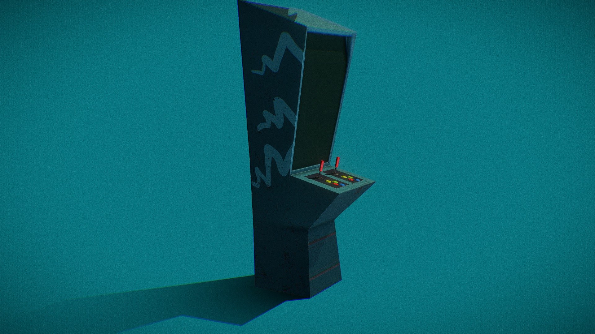 Arcade Machine - 3D model by Erbay Çelik (@erbaycelik) [81ded21 ...