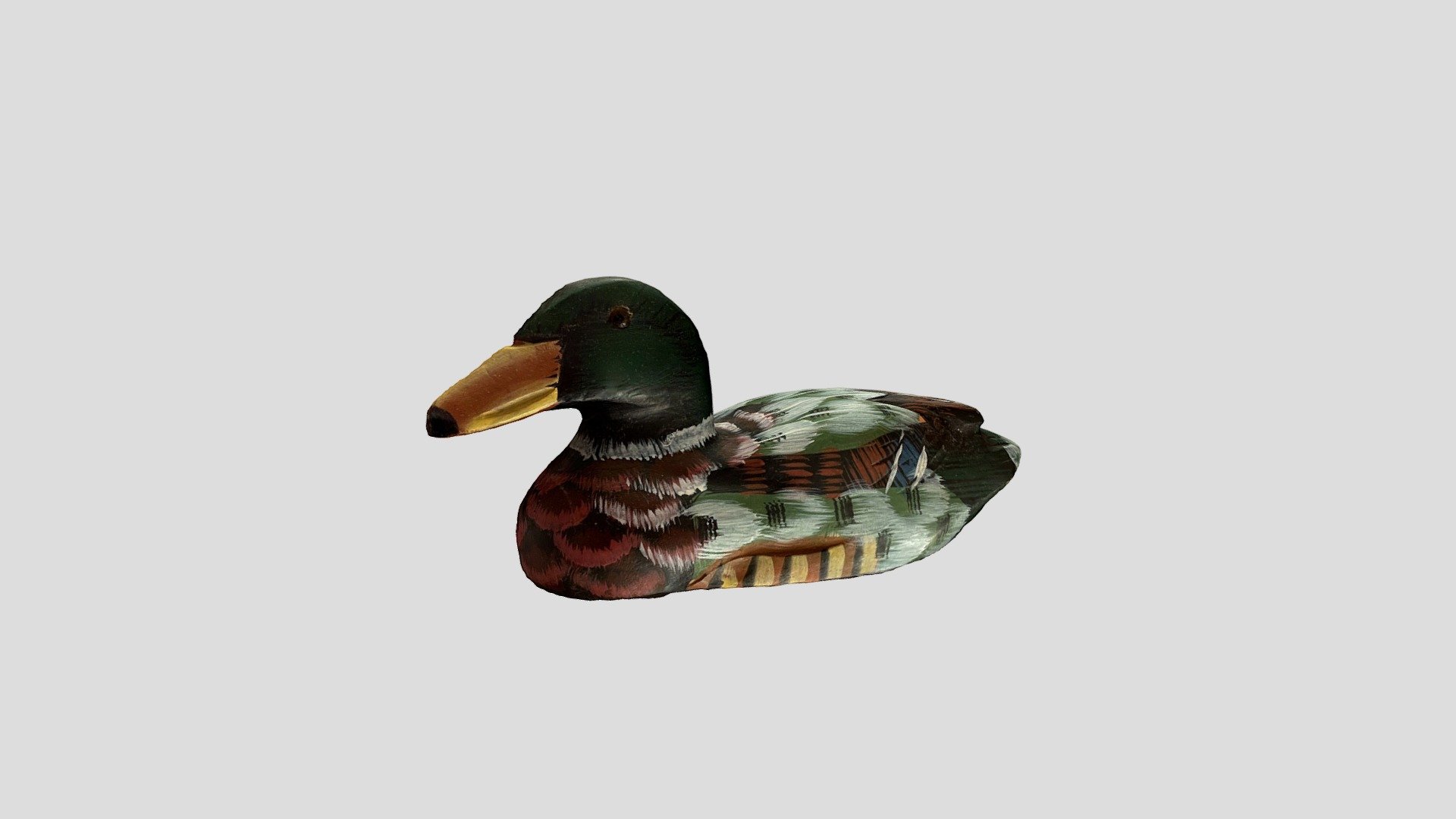 Green Wooden Duck - Buy Royalty Free 3D model by Studious Studios ...