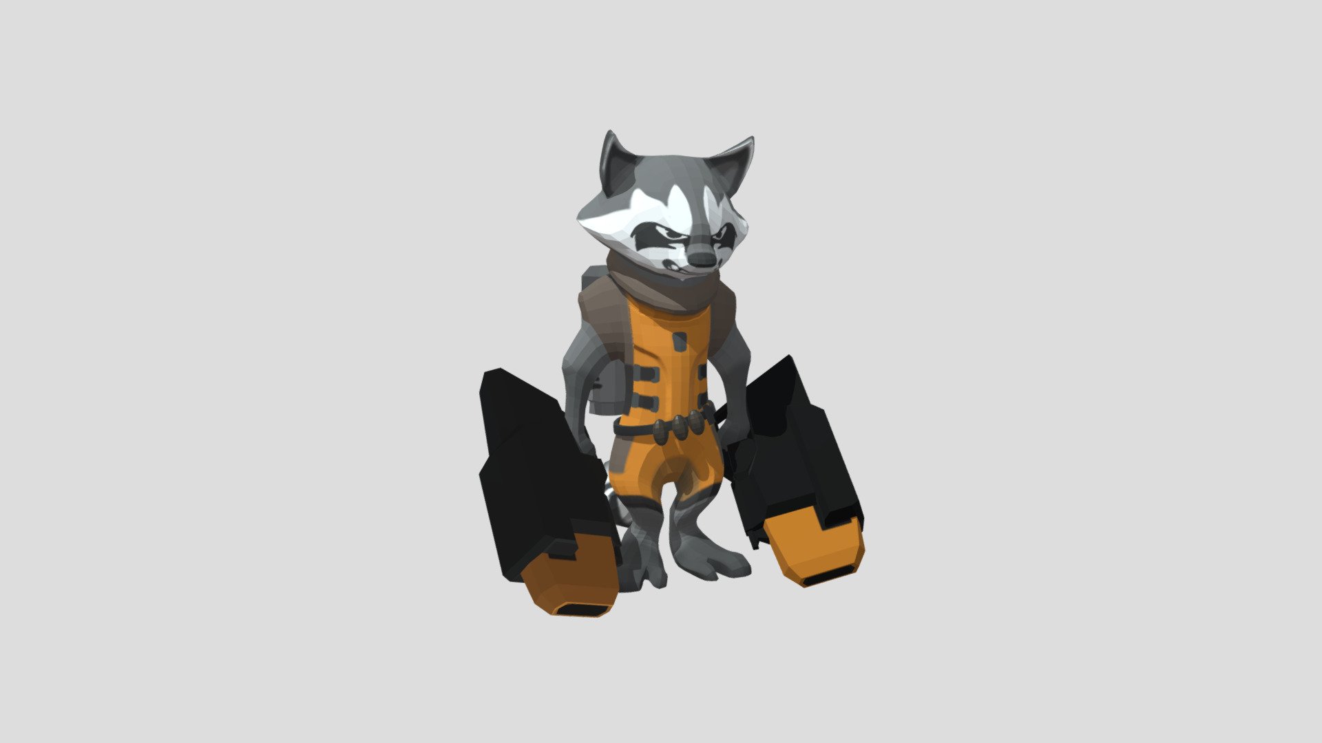 Rocket Raccoon - 3D model by ThayBrownie [81e0041] - Sketchfab