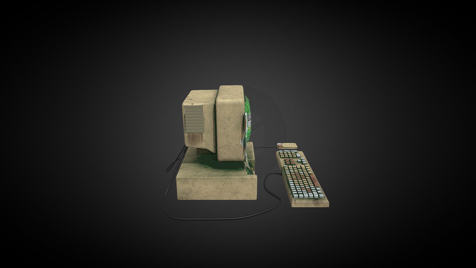 Old computer - 3D model by Priyansha bawra (@rhythmmyname099) [81e30a7 ...