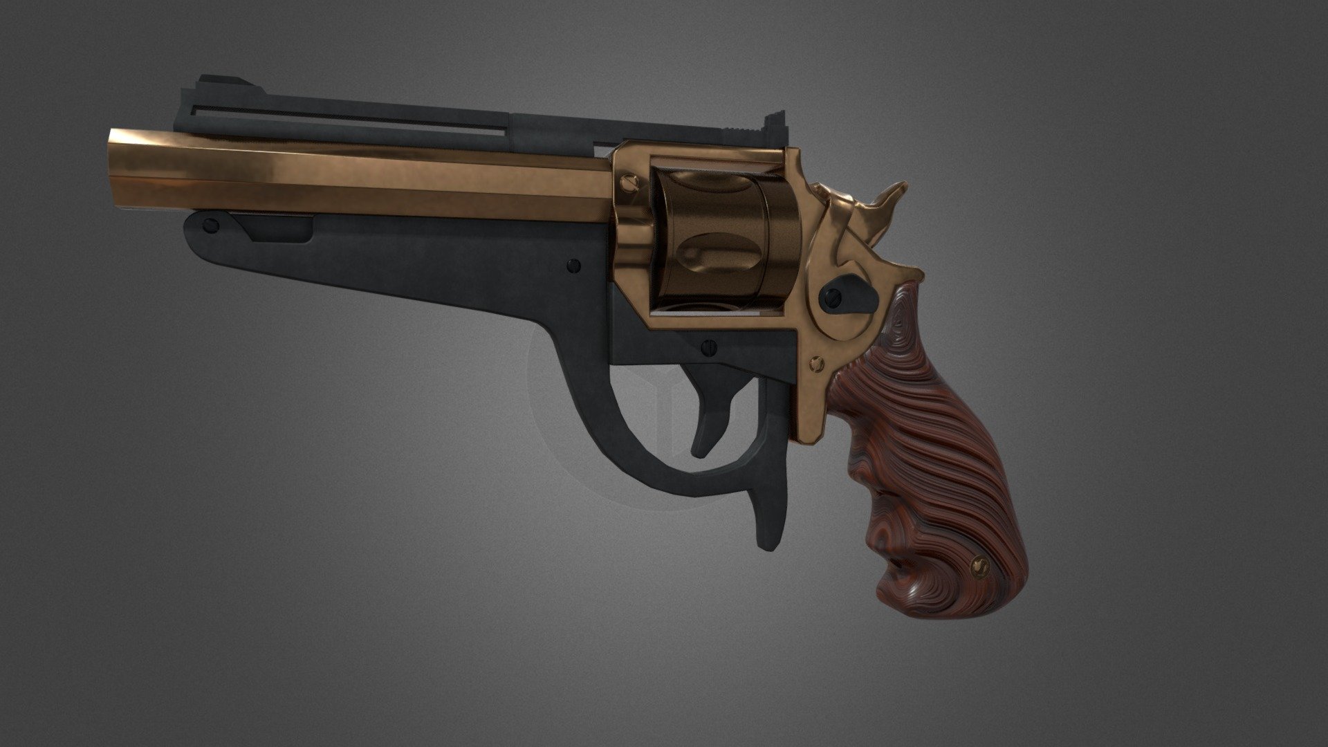 Revolver V3 - Download Free 3D model by Moonlightlll [81e3568] - Sketchfab