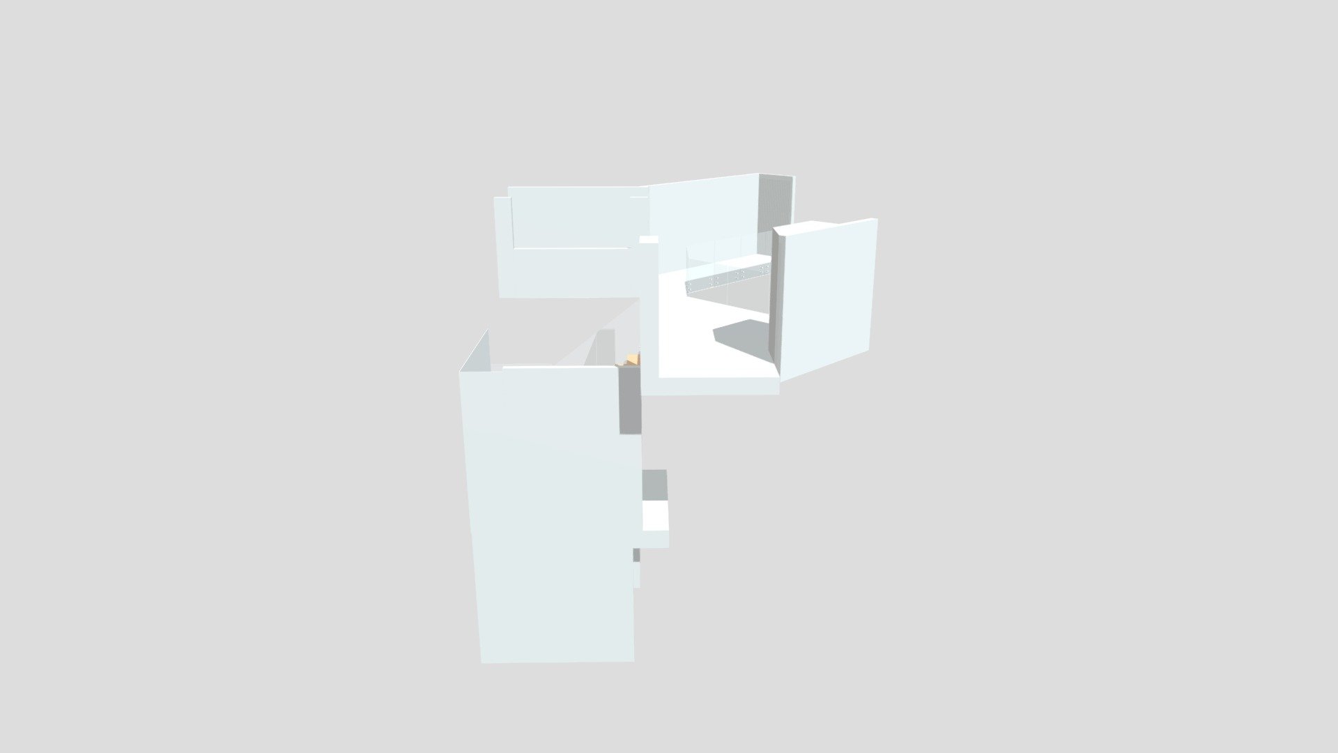 Bates Monobeam and Glass - 3D model by CincinnatiStair [81e38ae ...