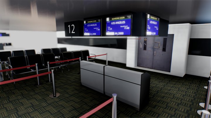 Airport-gate 3D models - Sketchfab