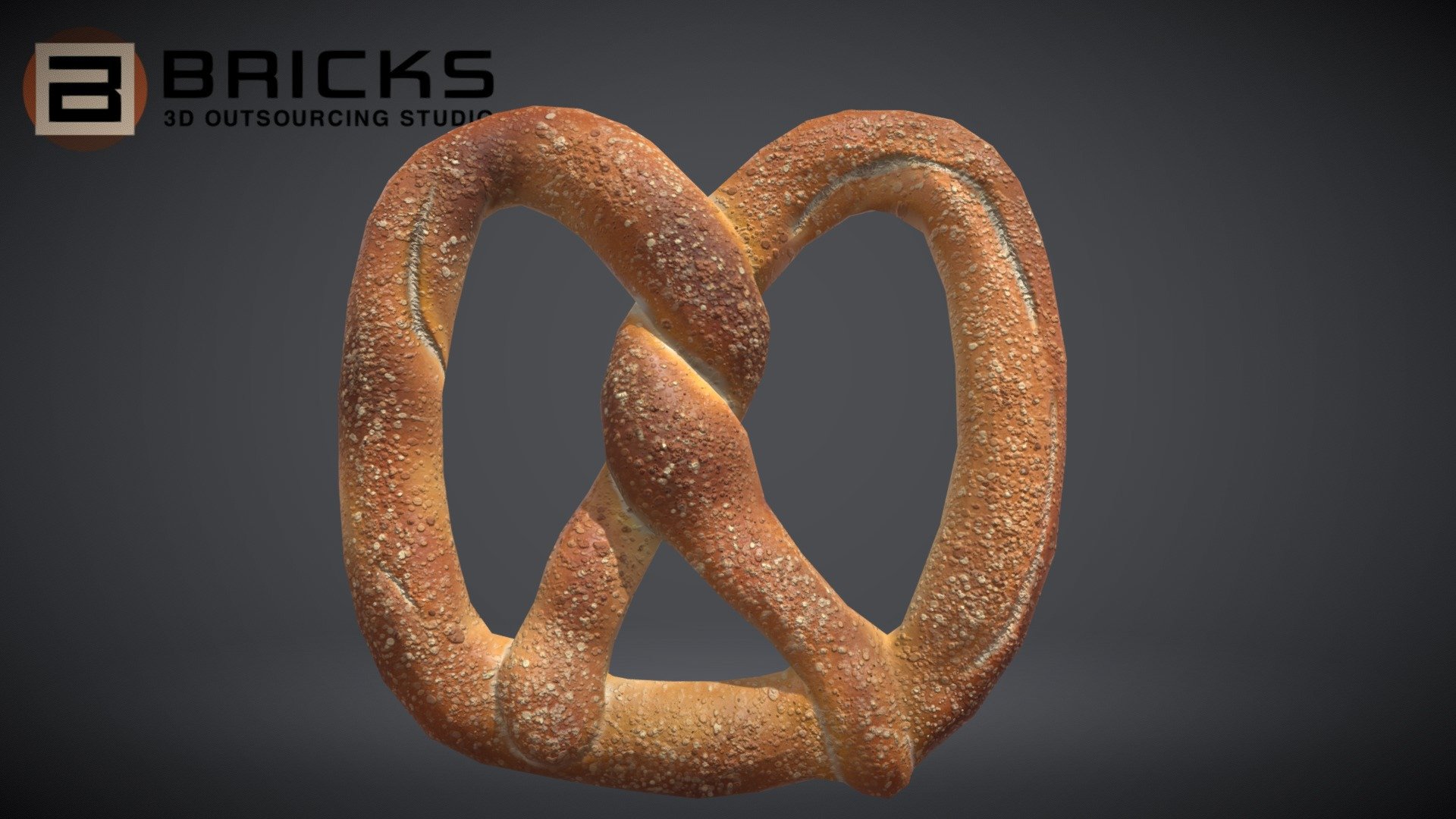 Pretzel - Buy Royalty Free 3D model by Bricks Studio (@bricks3dstudio ...