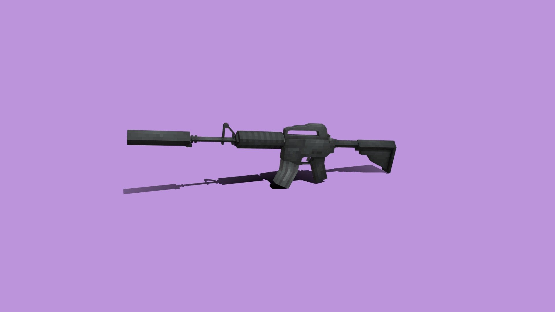 M4A1-S - 3D model by BananVovan [81e7f96] - Sketchfab