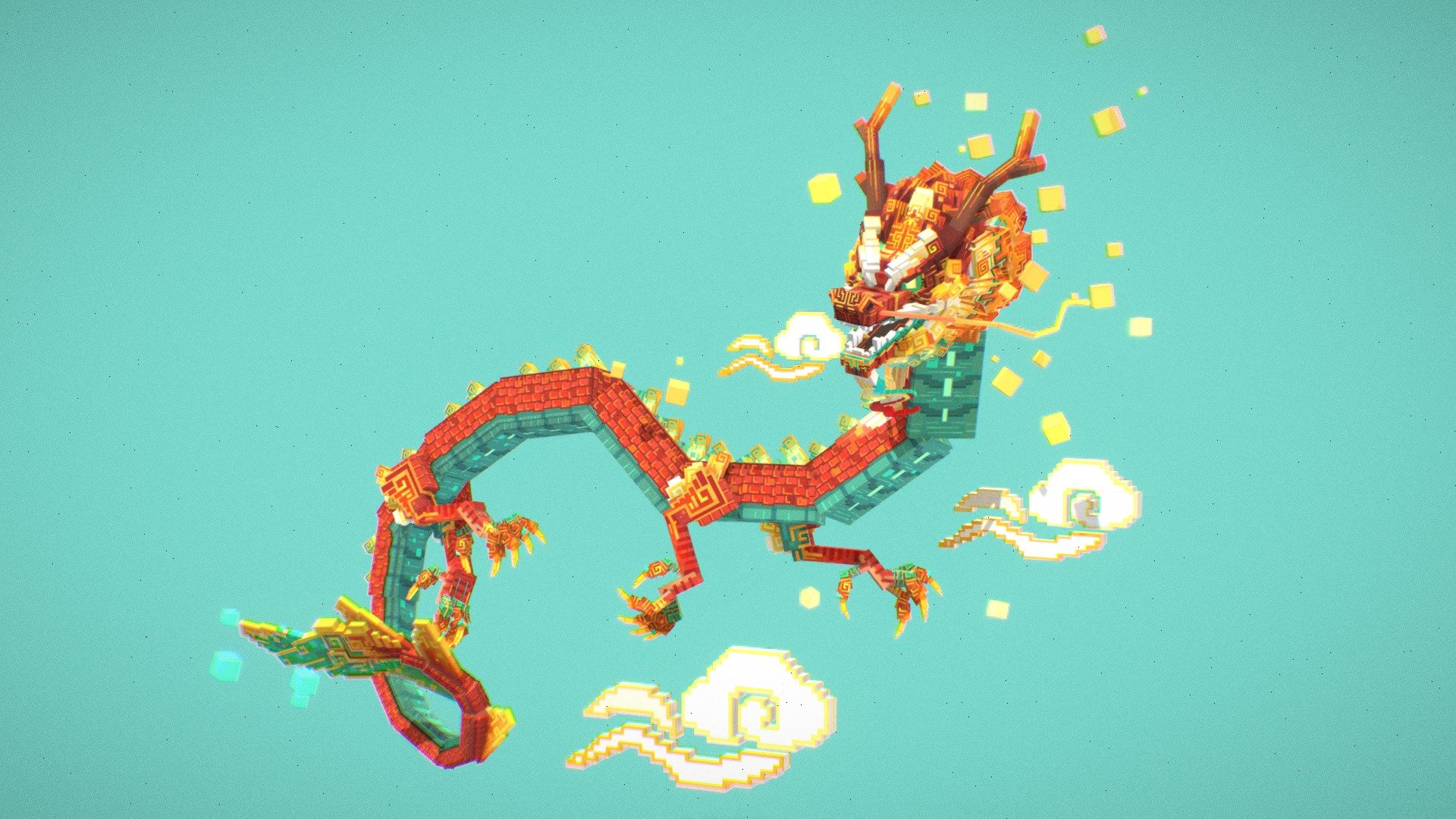 loong🐉 - 3D model by bwduse [81e8efb] - Sketchfab