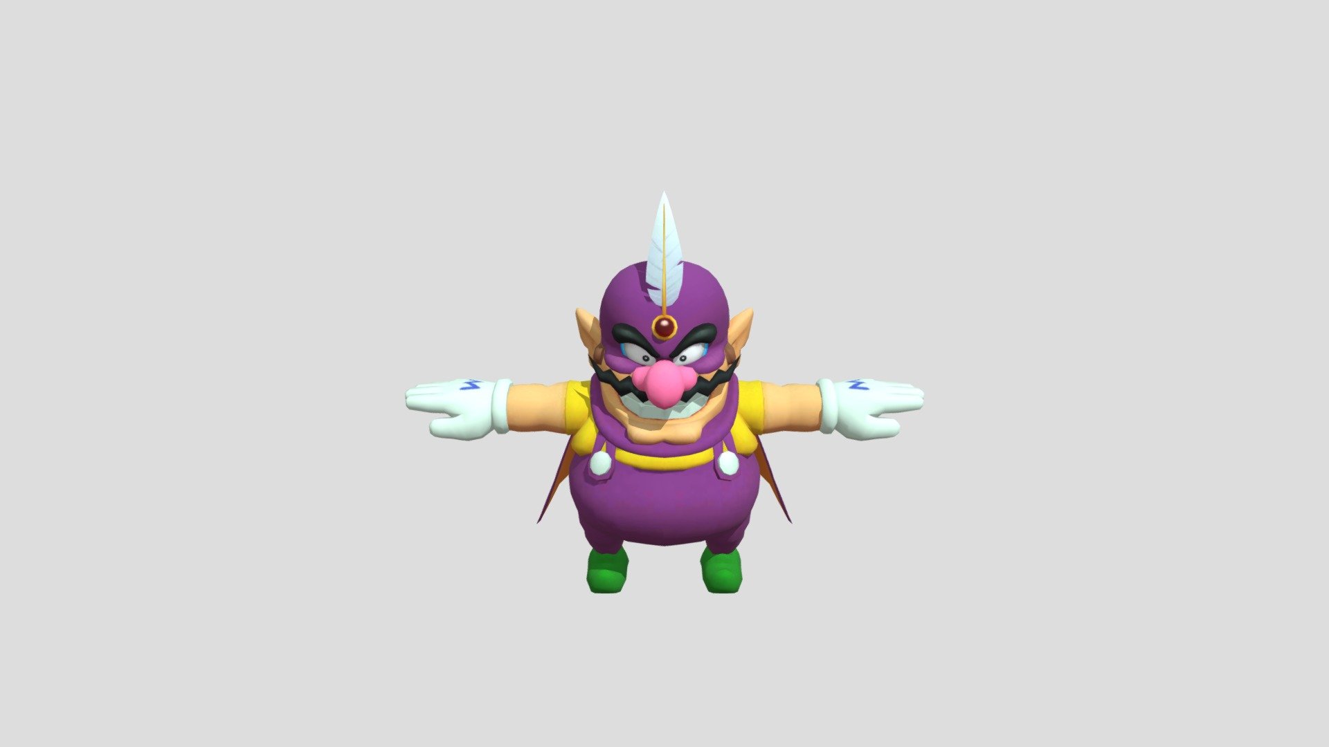 purple wind wario - Download Free 3D model by amogusstrikesback2 ...