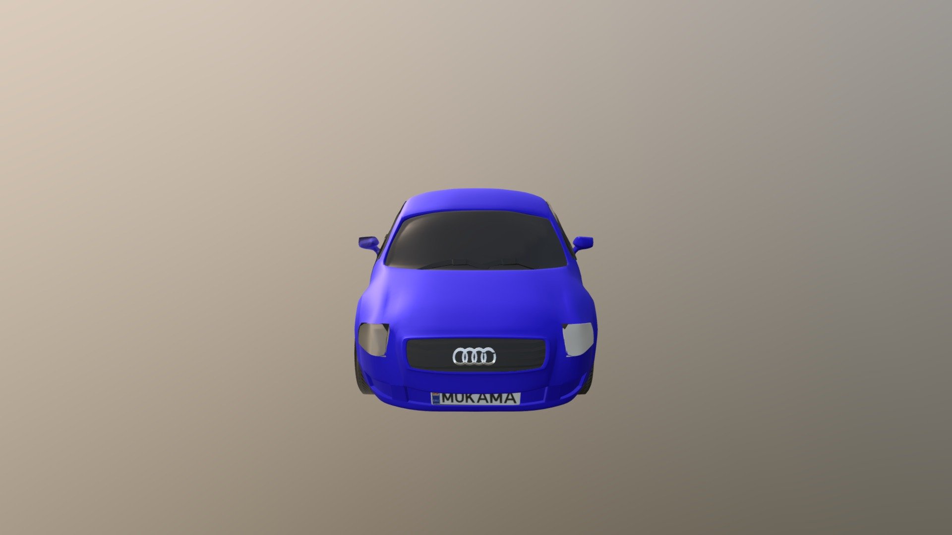 Audi - 3D model by Mukama David (@muk_ama) [81ec5be] - Sketchfab