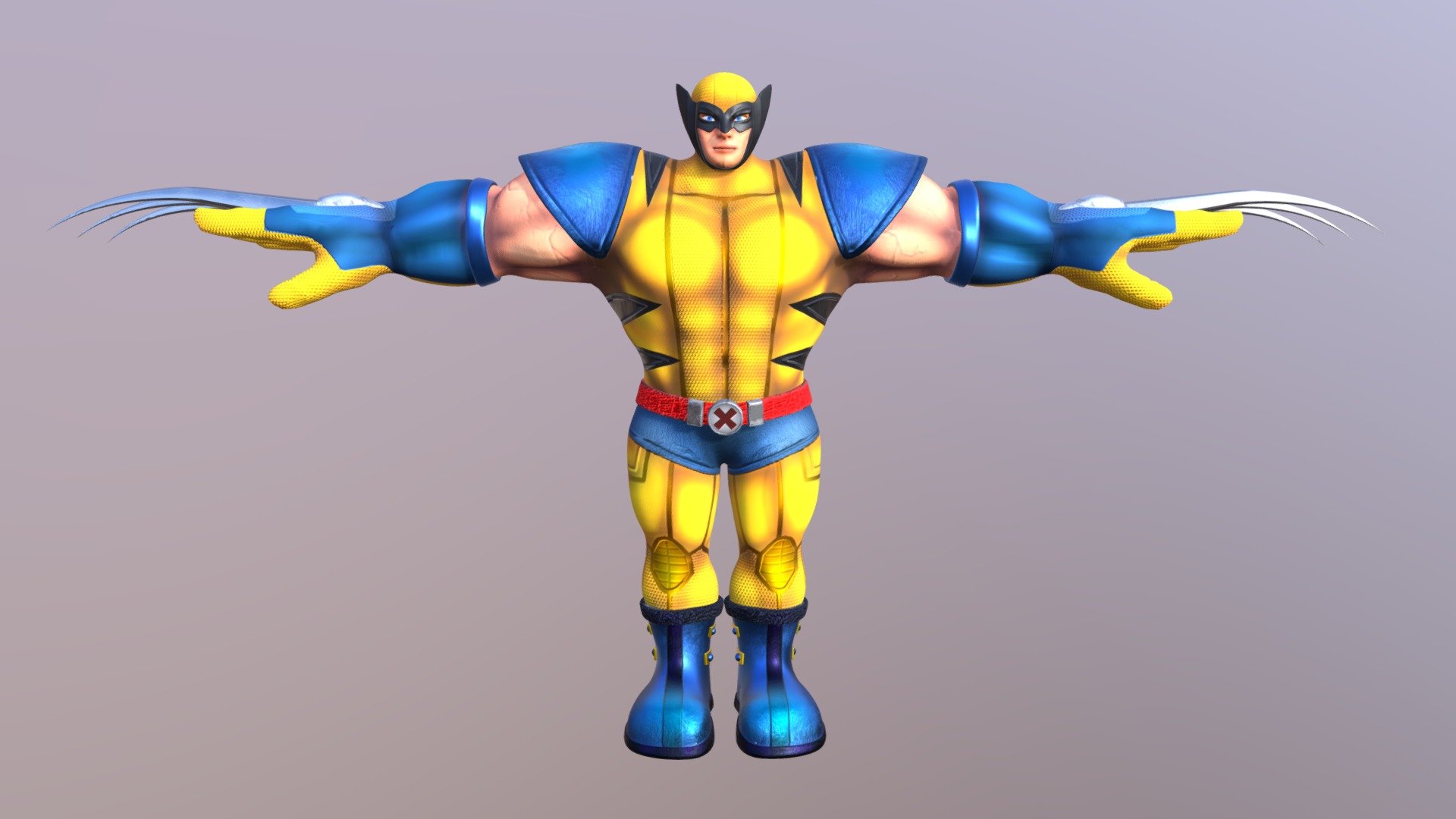 Wolverine Muscle - Buy Royalty Free 3D model by Pixelbox Studio ...