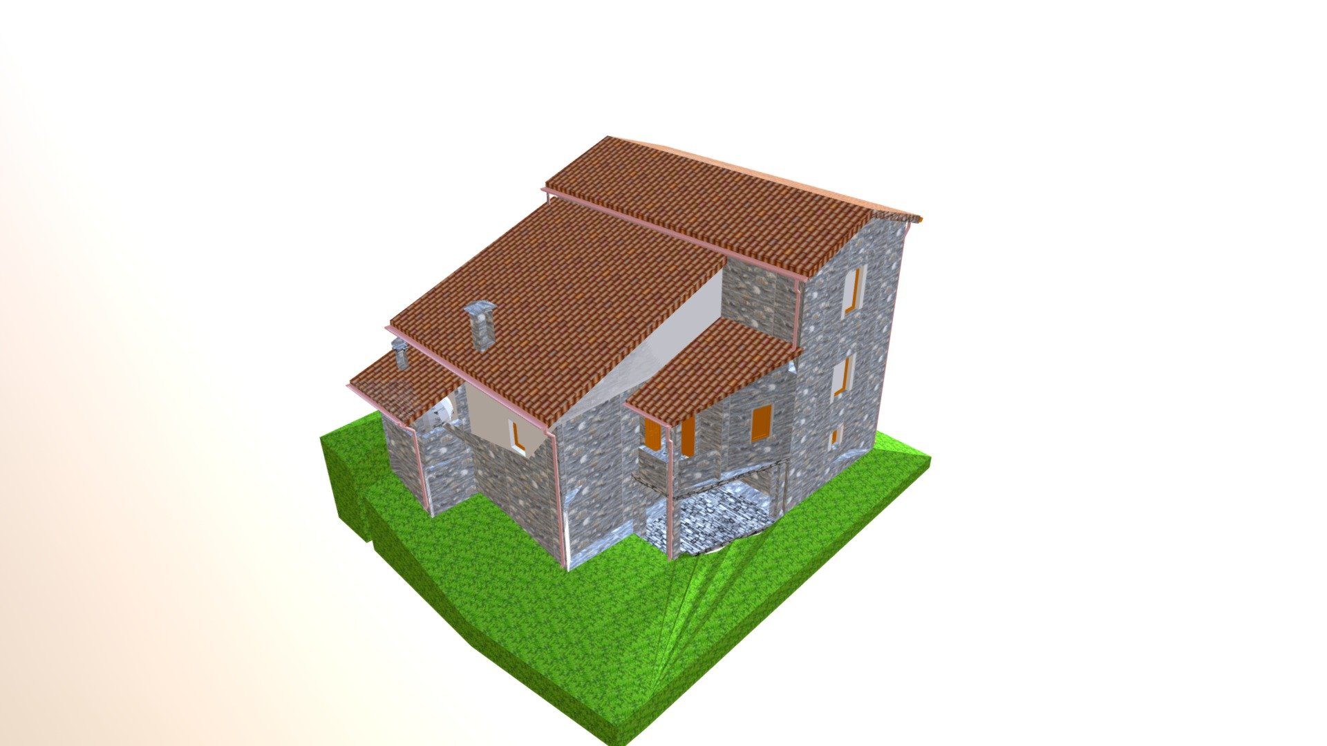 RuralHouse - 3D model by cccc20000 [81efded] - Sketchfab