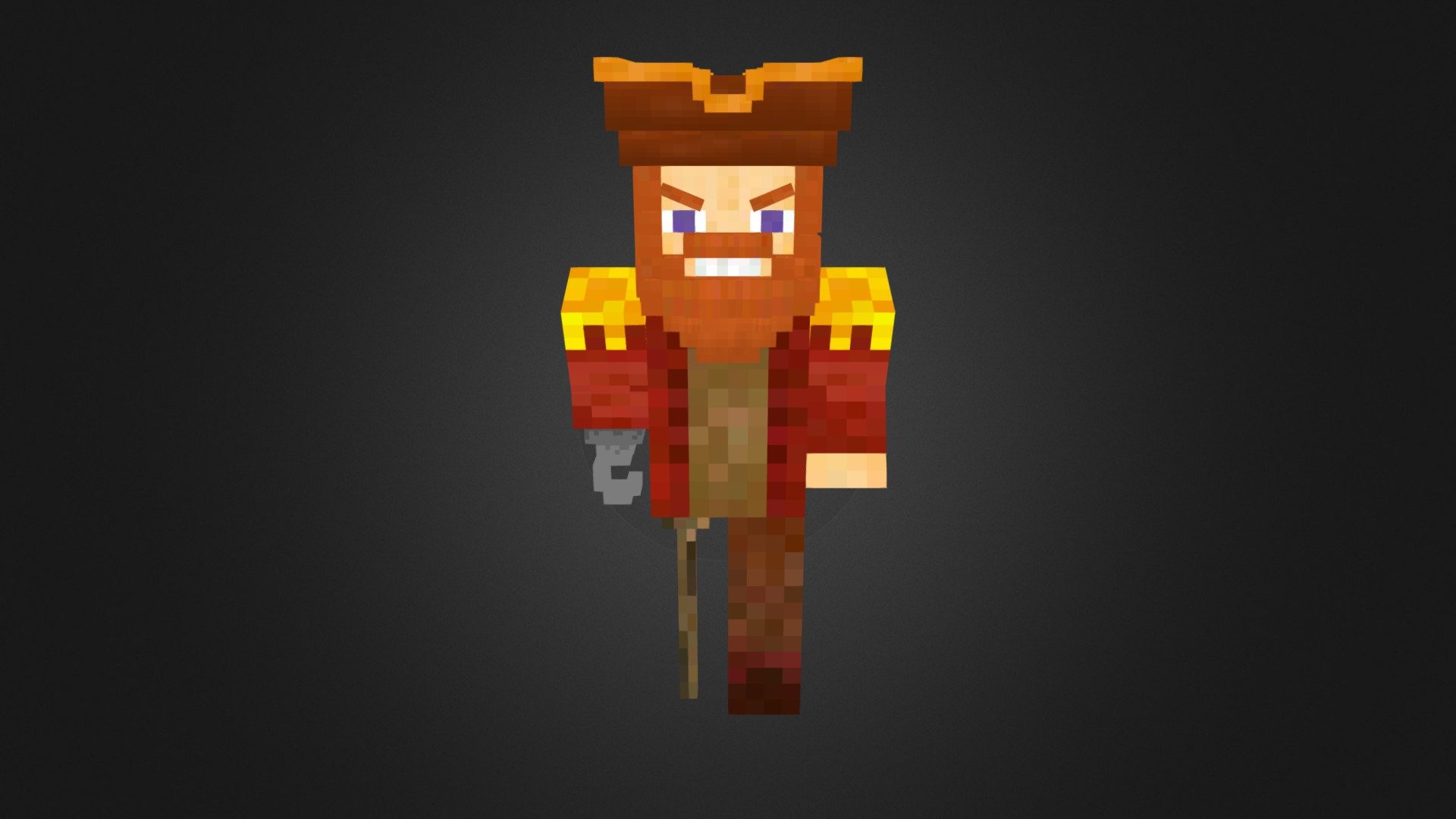 Pirate Captain | Minecraft model - 3D model by Tang.Tang..Lin [81f0102 ...