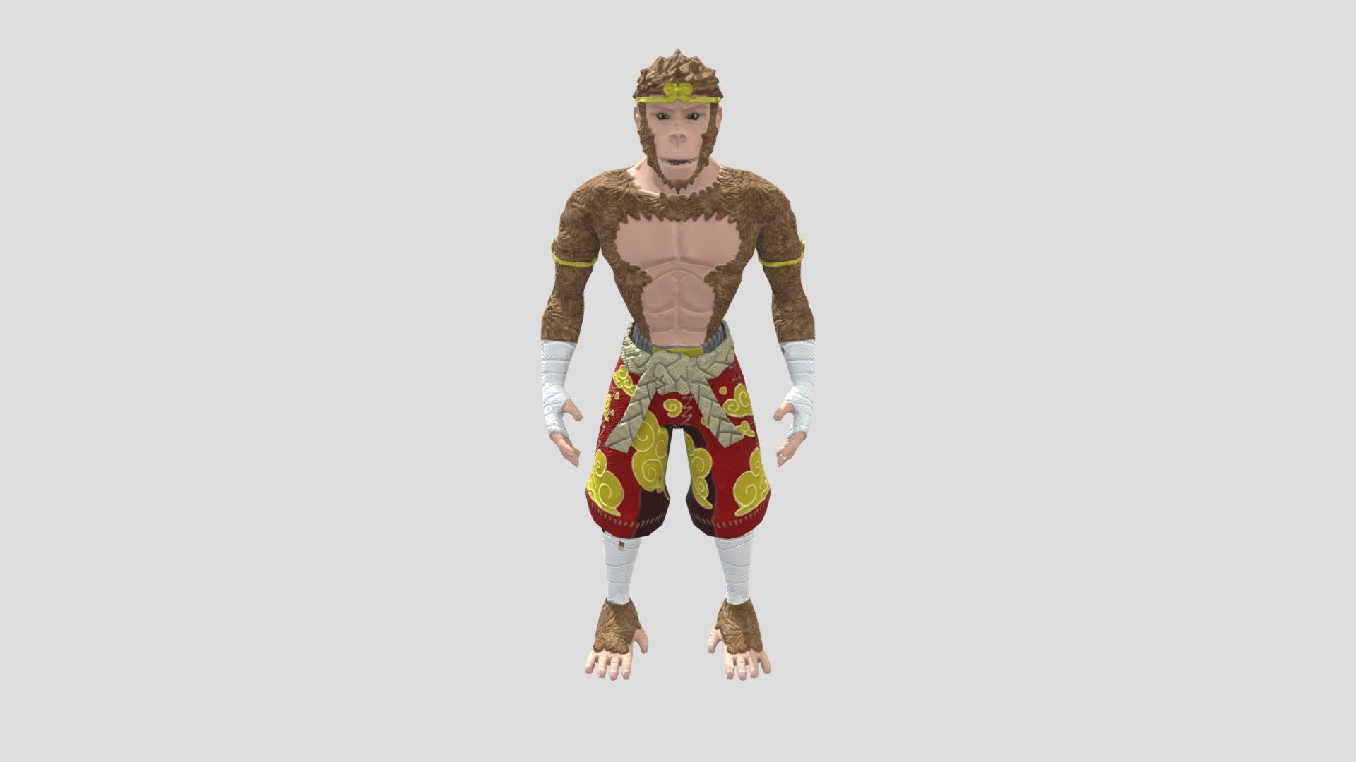 Sun Wukong Fighter - 3D model by migel.a.l.z [81f19be] - Sketchfab