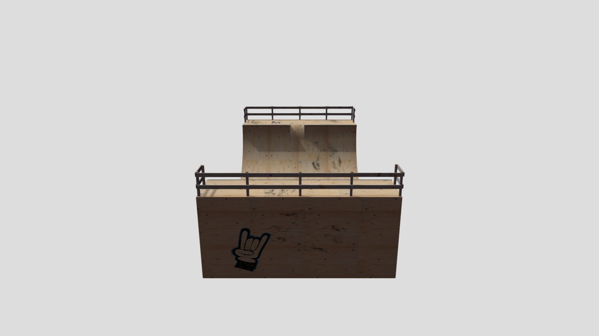 Textured Ramp Assignment 5 - 3D model by roroer [81f2f20] - Sketchfab