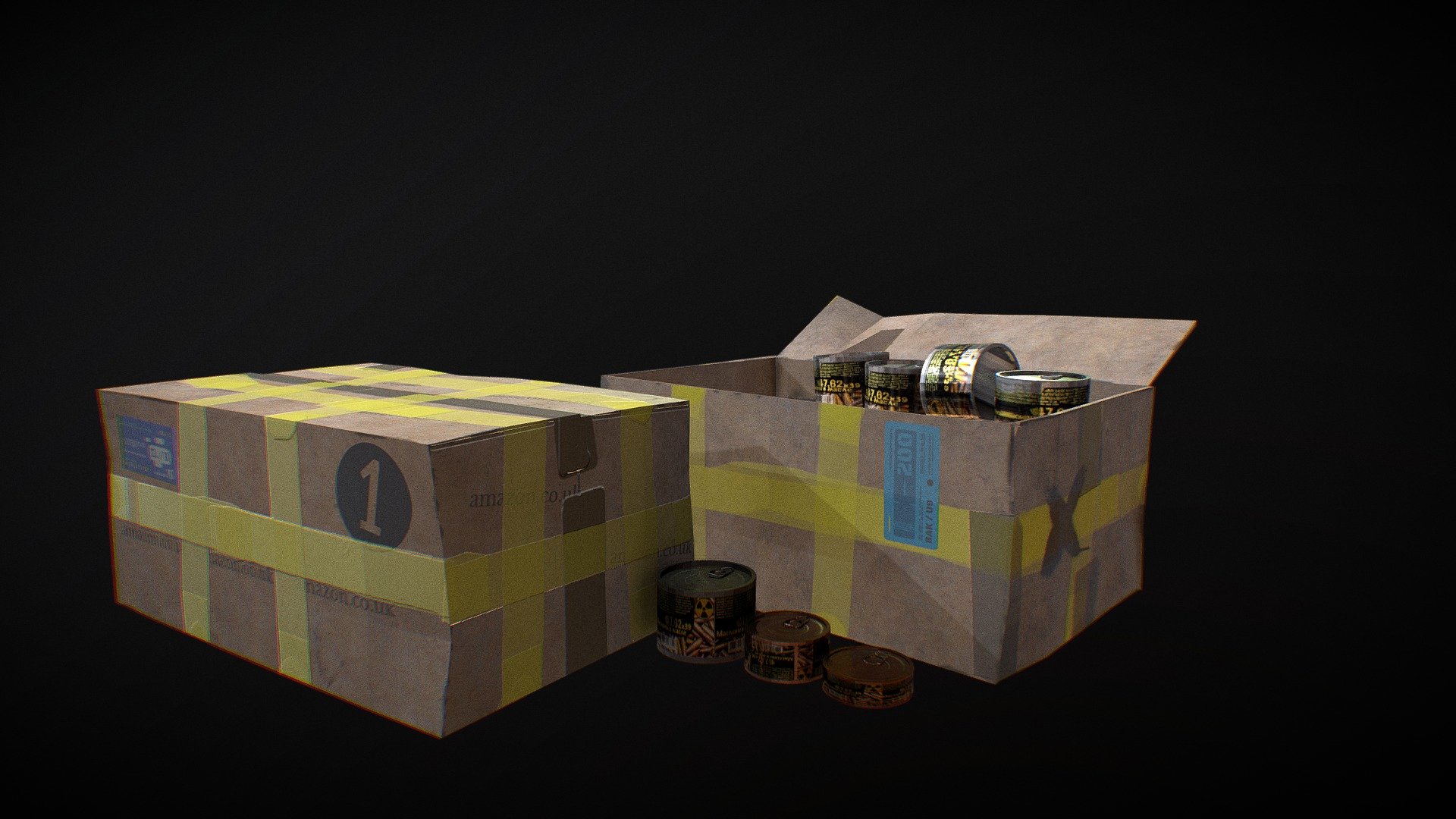 bullets in oil - Download Free 3D model by DeadLink (@d43dLink ...