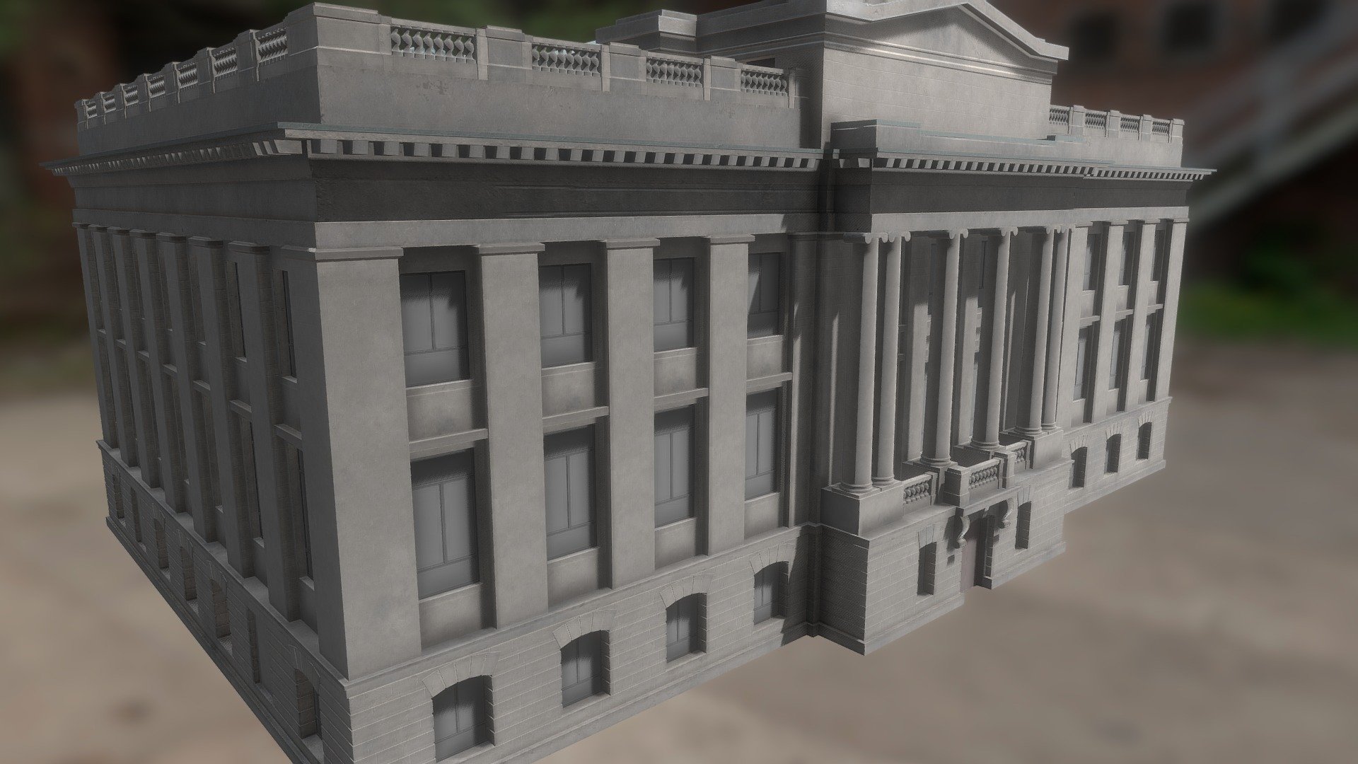 Courthouse_Kenton - Download Free 3D model by gameovertech [81f5570 ...
