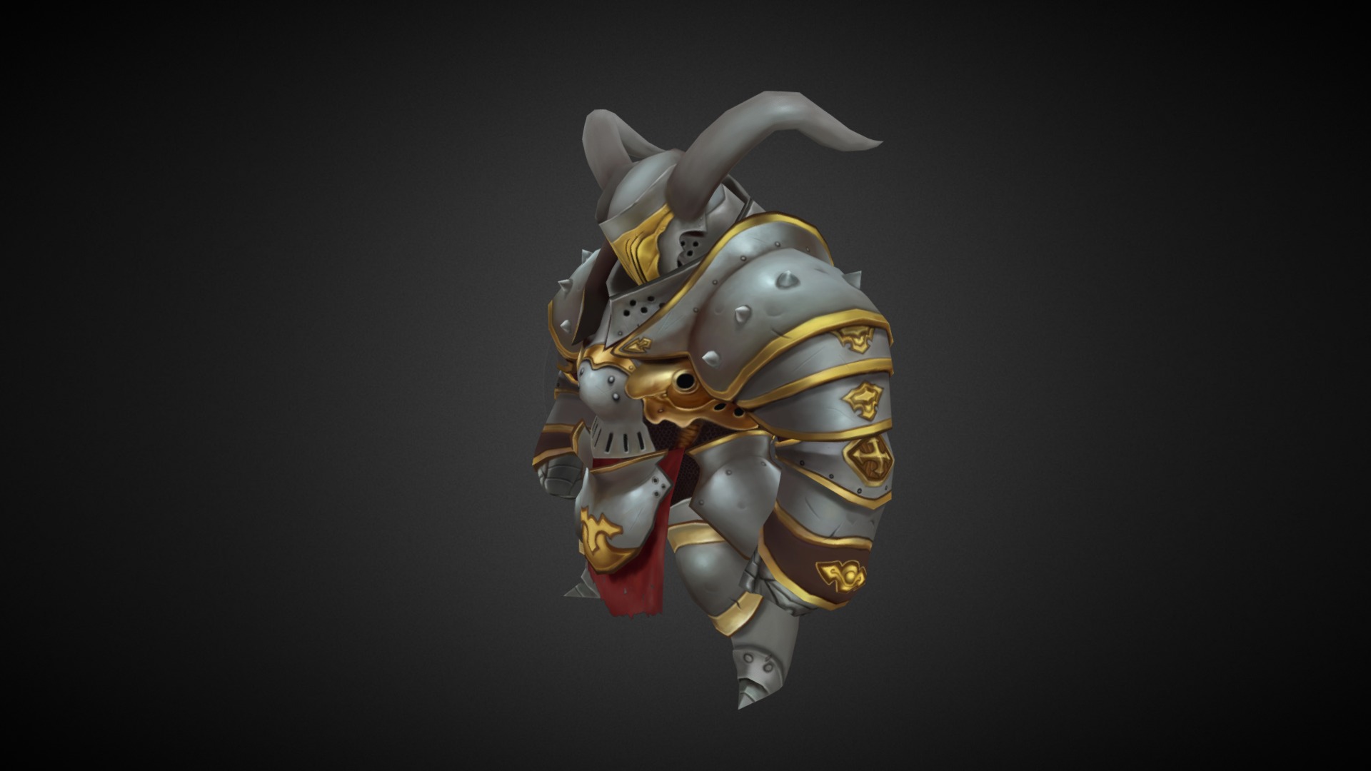 [Handpainted] Knight - 3D model by Breaking (@Off) [81f5620] - Sketchfab