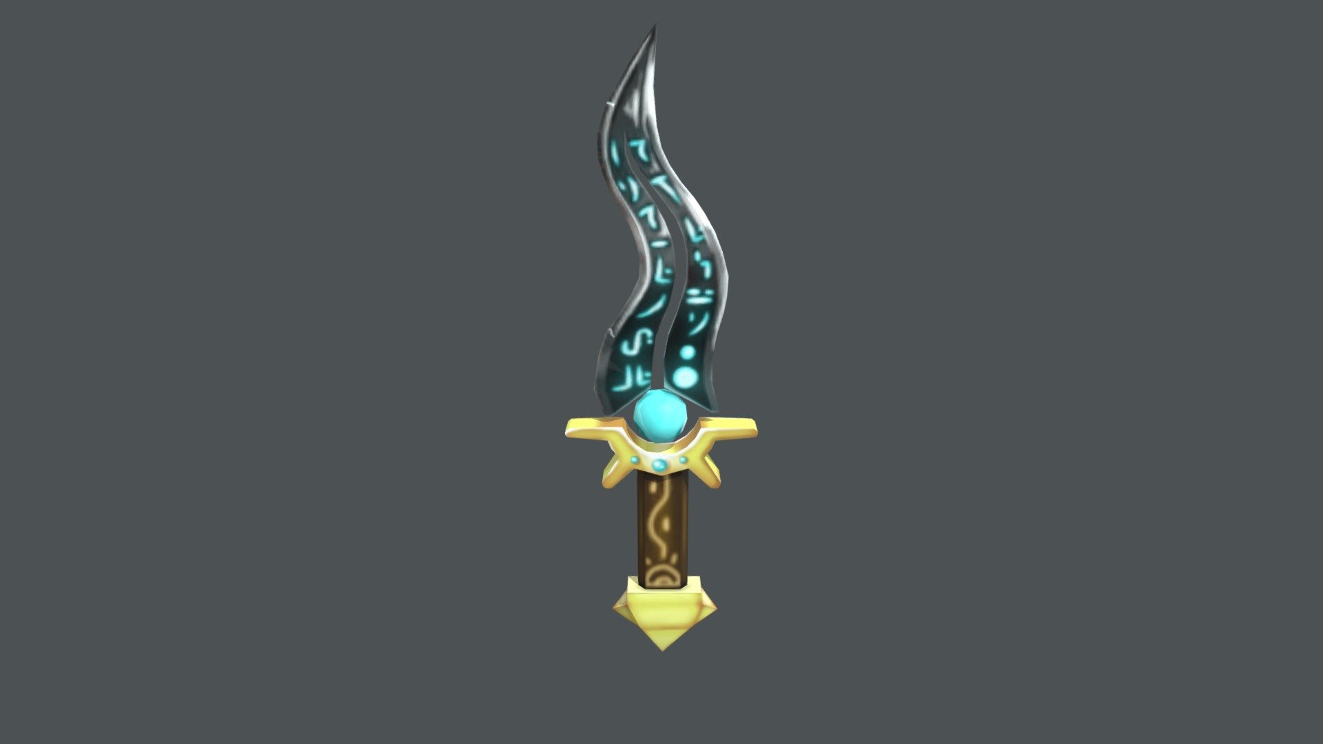 Low Poly Dagger - 3D model by Azirohellhound [81f569f] - Sketchfab