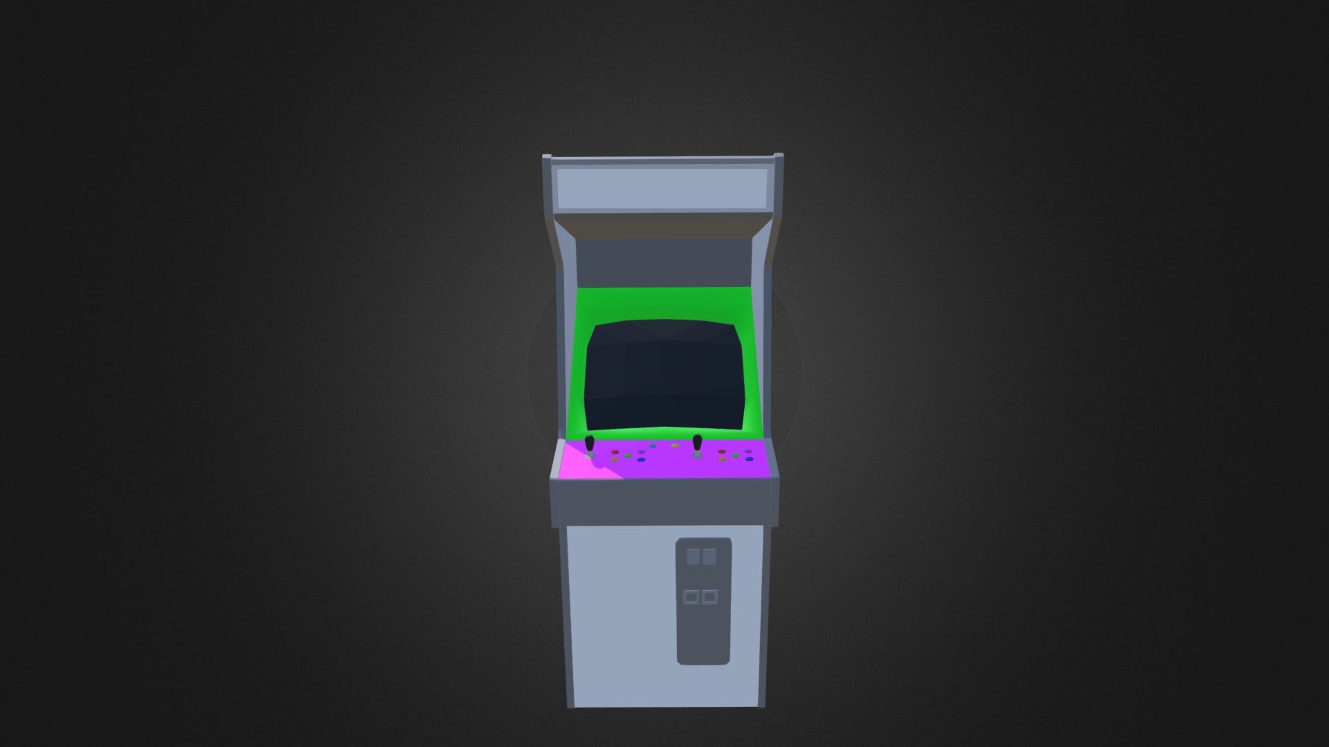 Vintage Arcade Machine - 3D model by Sludge Entertainment (@Sludge-Ent ...