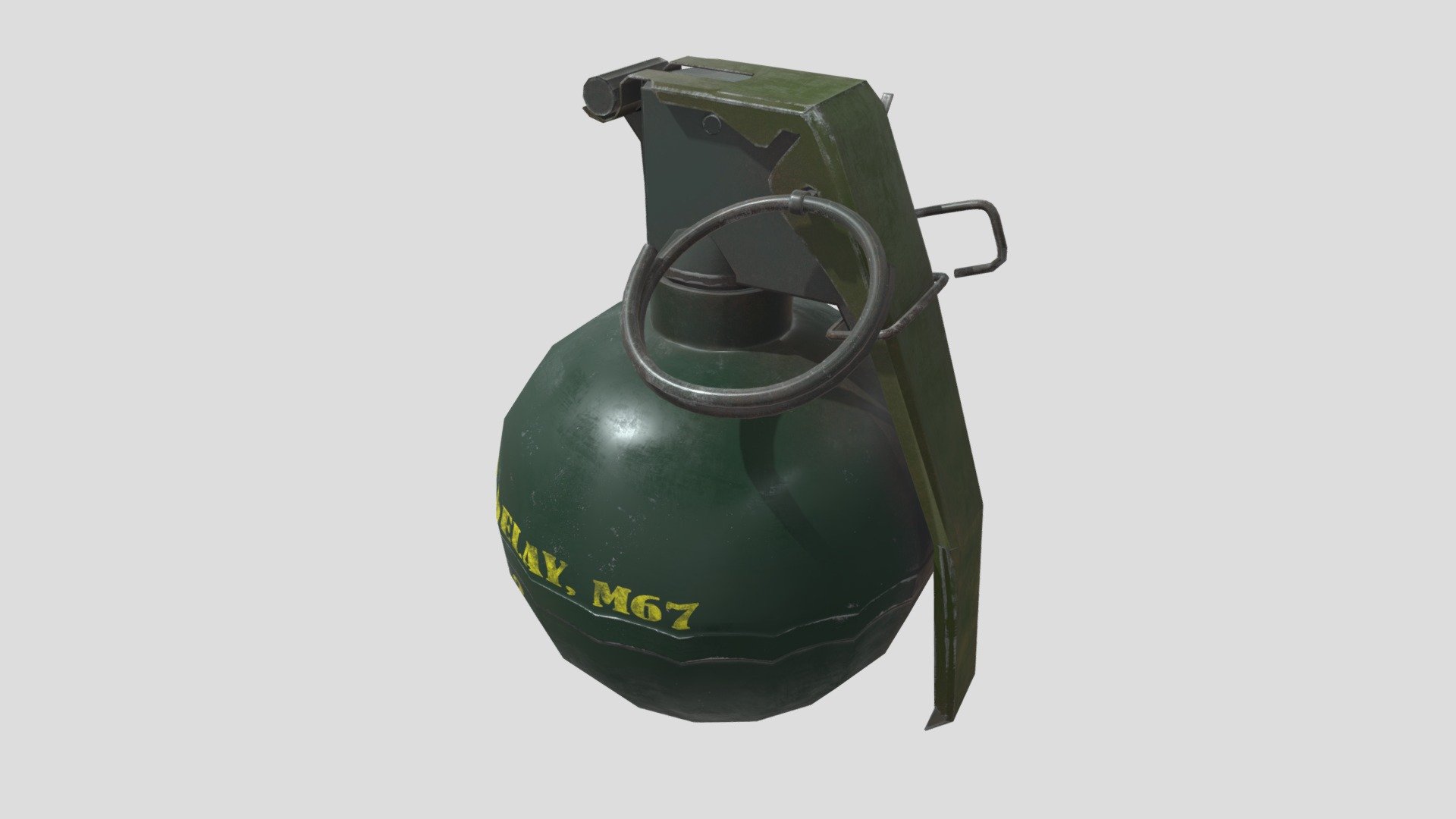 m67 grenade - Download Free 3D model by Dyon.Mathew (@Deon.Mathew) [81f6477] - Sketchfab