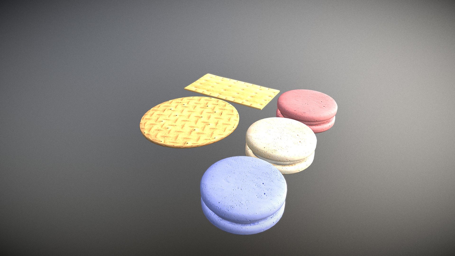 Biscuits - 3D model by ianzhouart2 [81f6a5d] - Sketchfab