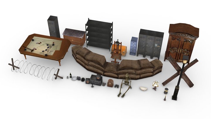 Horror 3D models - Sketchfab