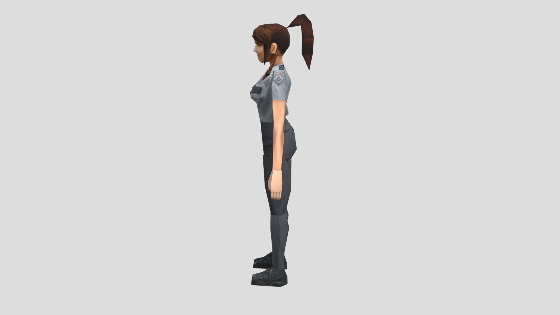 RE2 Comics Asian RPD Female Cop - 3D model by Karl.Borlaza [81f861f ...