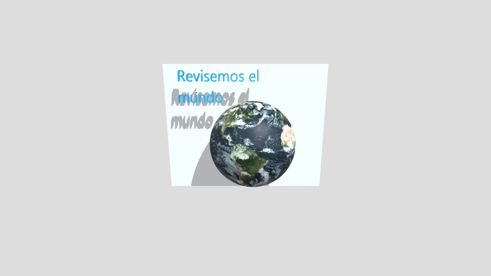 Mundo - Download Free 3D model by verovargas1988 [81fed1c] - Sketchfab