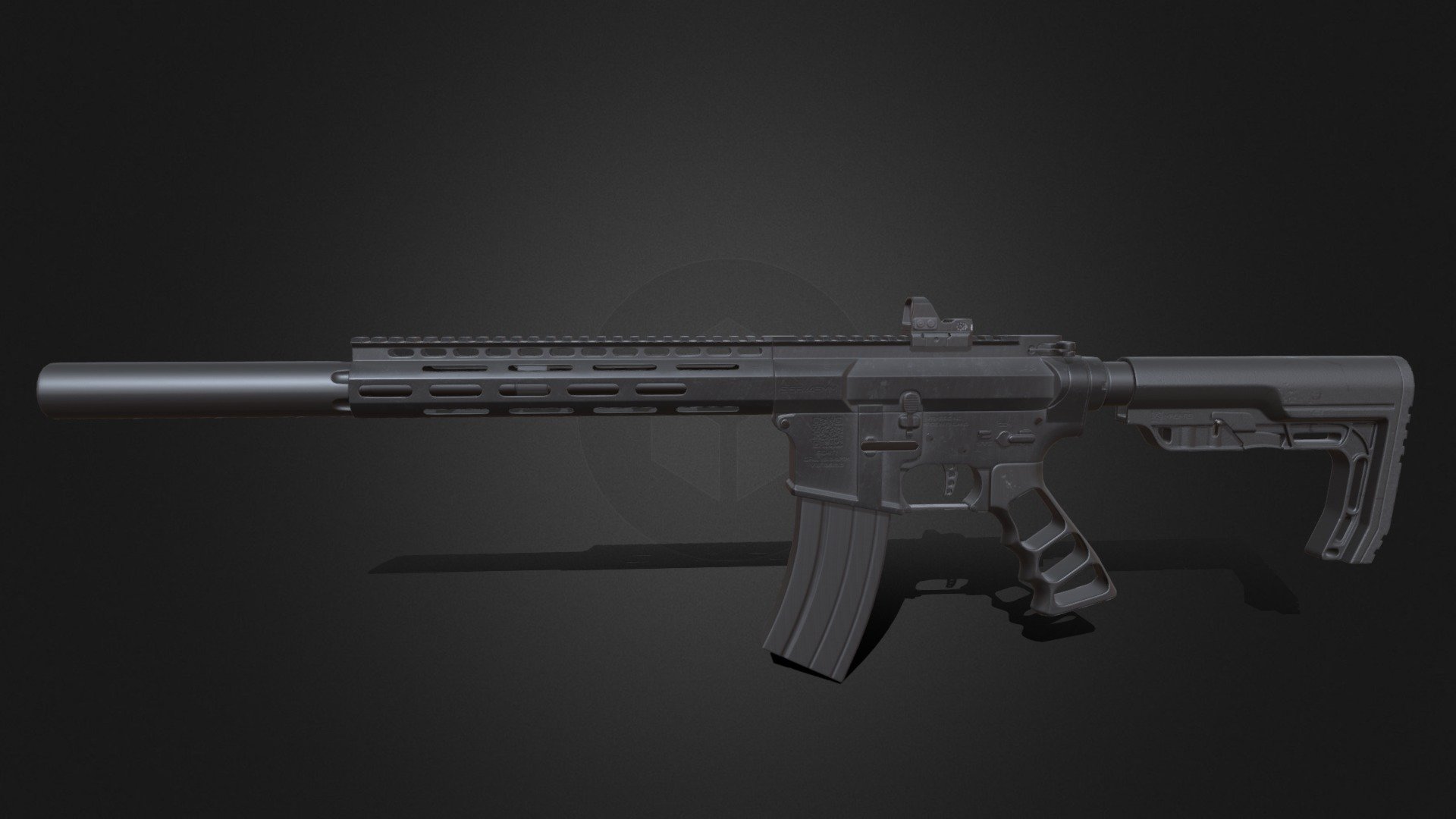 AR15 - 3D model by KAKALLE [82000ea] - Sketchfab