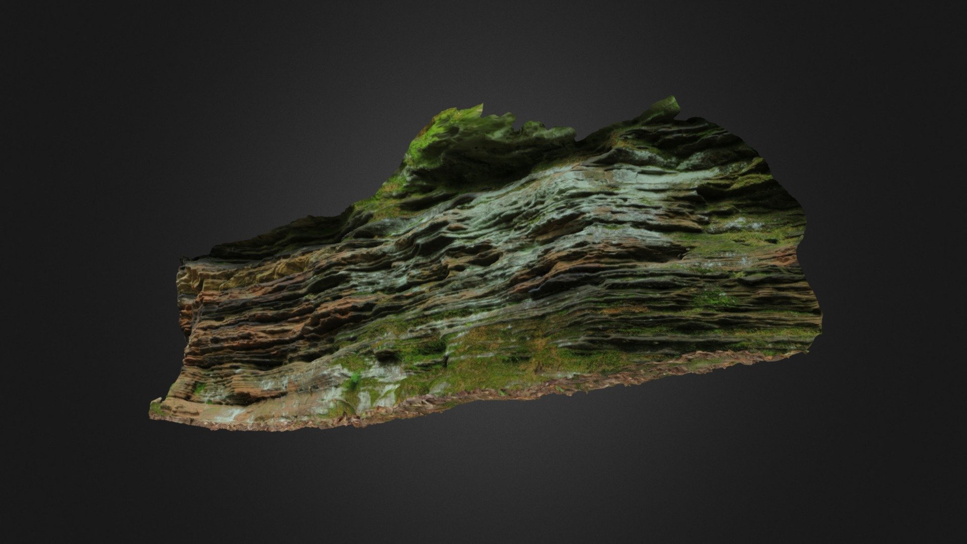 Stratified rock - Buy Royalty Free 3D model by SenYul [8200311 ...