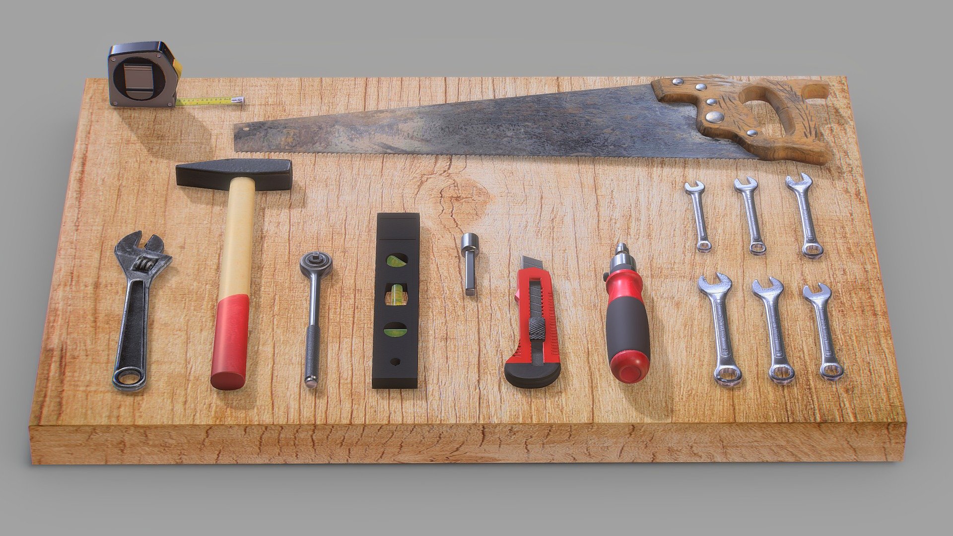 Tools Pack - Buy Royalty Free 3D model by 3Dee (@mellydeeis) [8200499 ...