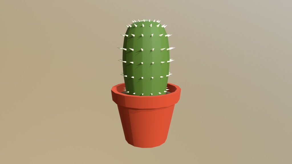 Cactus - 3D model by Seth Paxton (@sethpaxton) [8201556] - Sketchfab