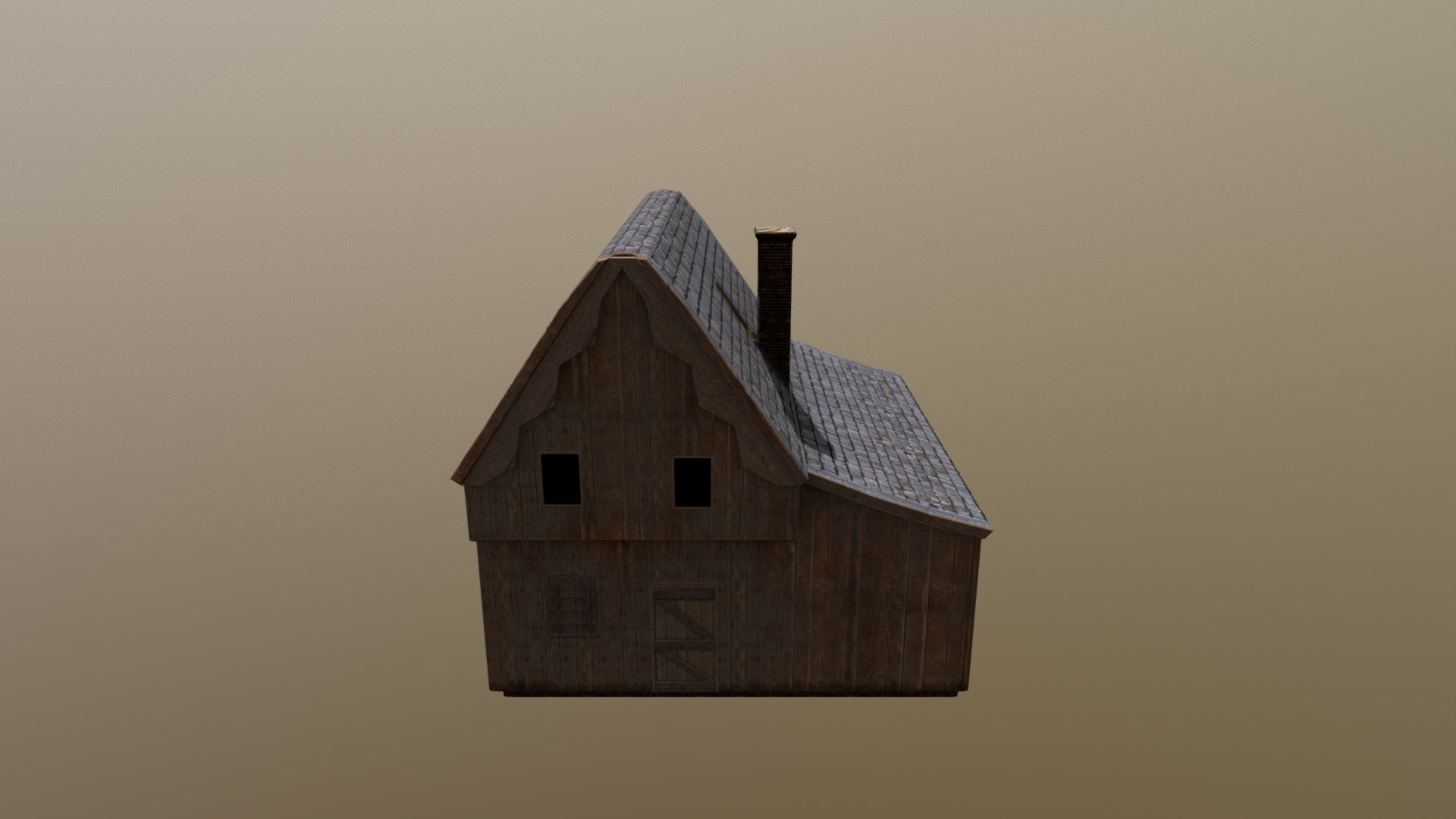 Two Story Medieval House - 3D model by Halon_Keiser [8201e74] - Sketchfab
