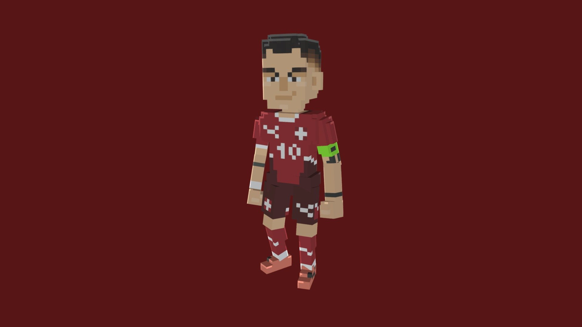Football player 05 - 3D model by Stronghandcat Studio (@stronghandcat ...