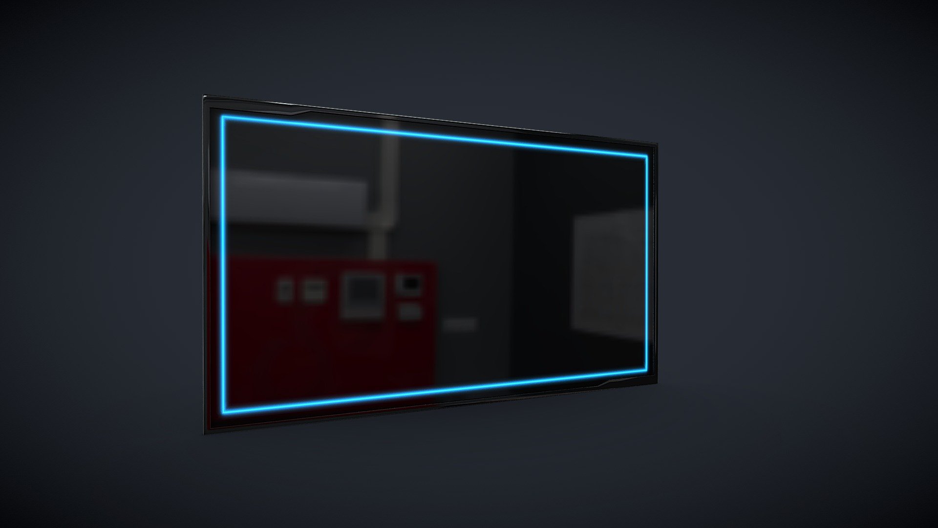 future_tv_002_black_screen - 3D model by 3polies [8203eda] - Sketchfab