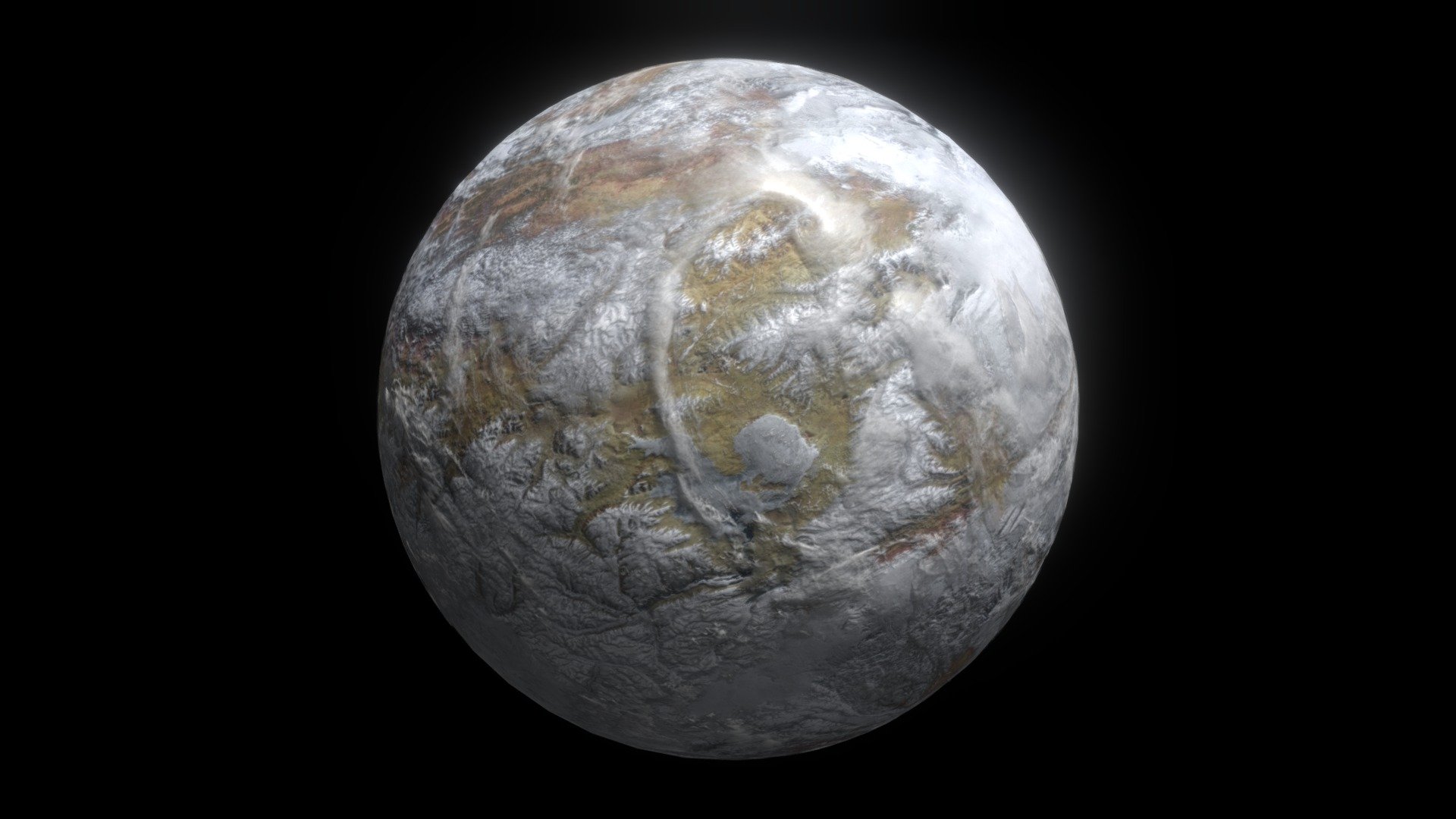 PBR Frozen Planet 3 - 8K Textures - Buy Royalty Free 3D model by ...