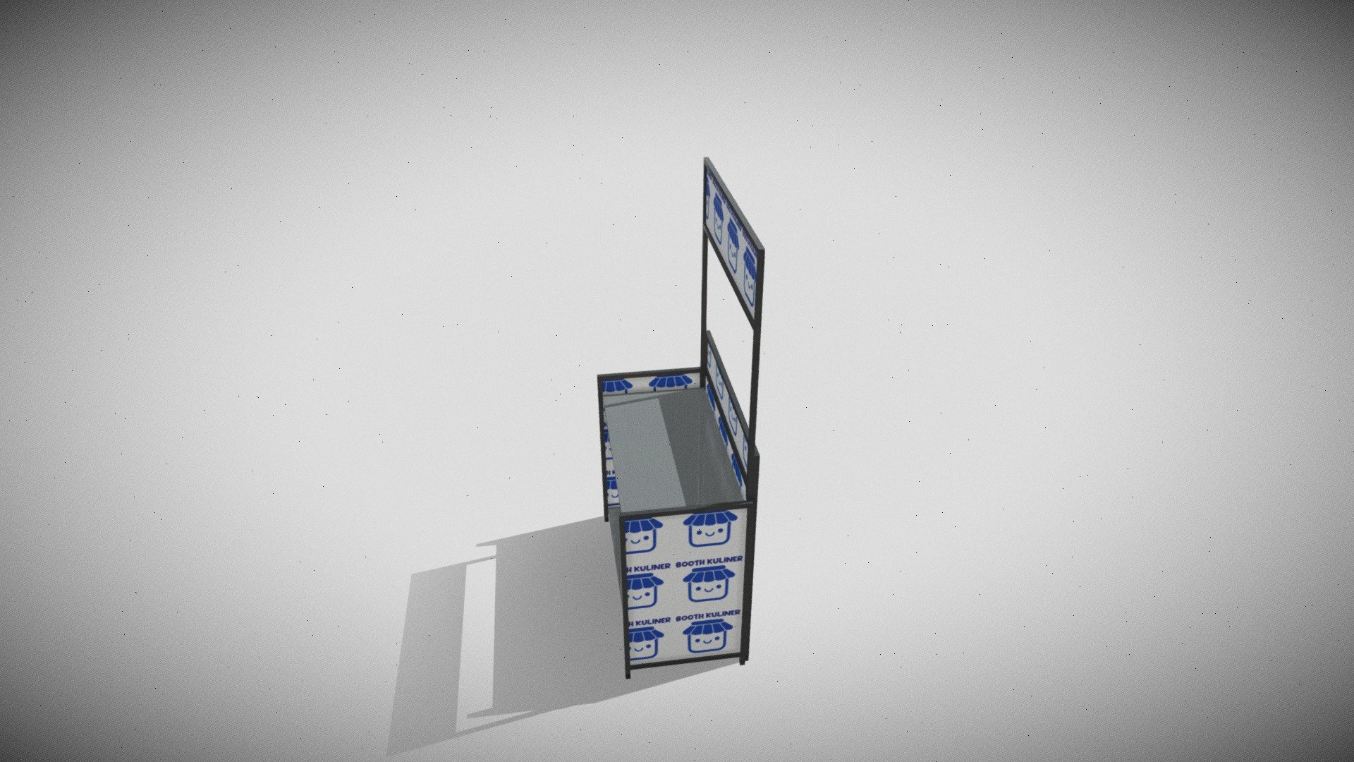 BOOTH PORTABLE 1JT AN - Download Free 3D model by Booth Kuliner ...