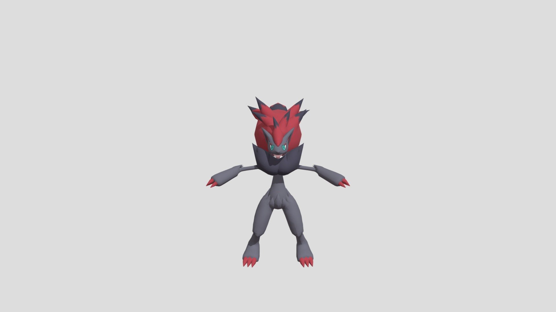 3DS - Pokemon X Y - 571 Zoroark - 3D model by Jammergg07 [8207f02 ...