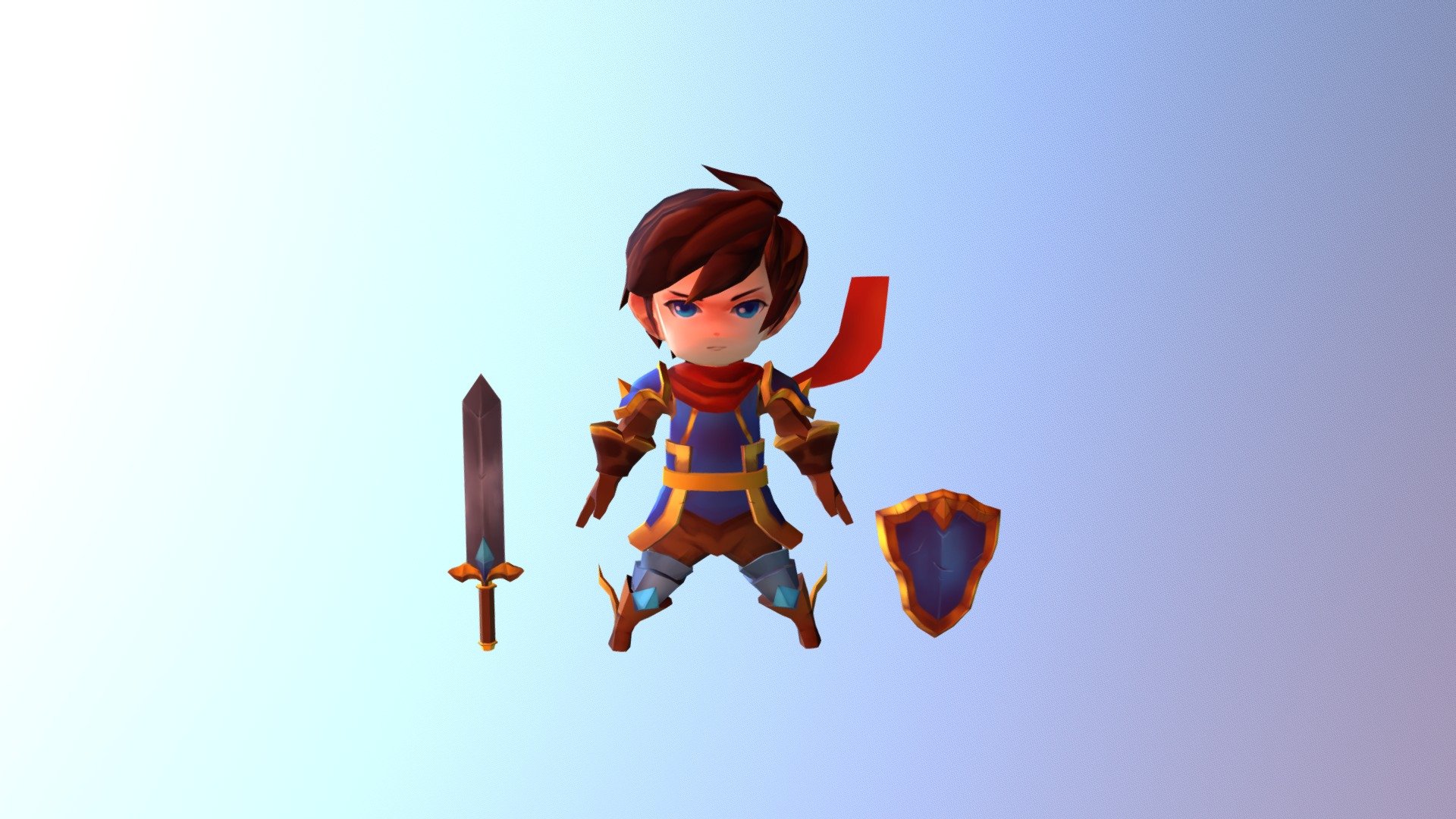 Knight - 3D model by Bryan.Ong.Tun.Shen [820cc36] - Sketchfab