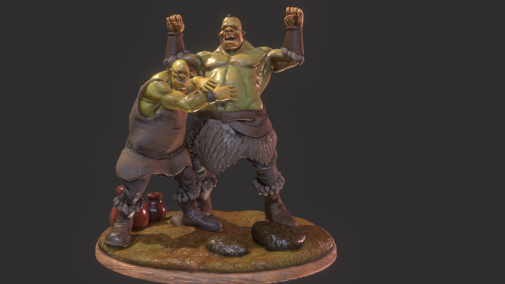 Ogre Friends - 3D model by Yohiner Moreno (@draxsmyle) [82112a9 ...