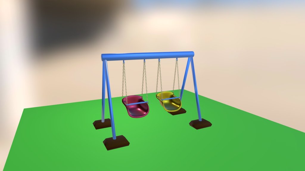 Swing Set - 3D model by t.a.taj69 [82118d3] - Sketchfab