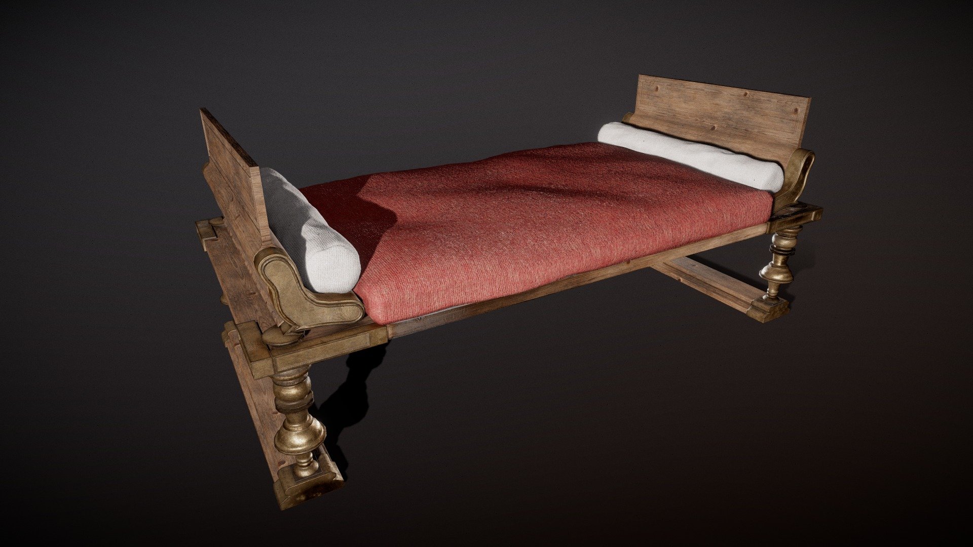 Roman Couch - Buy Royalty Free 3D model by Mikaël Sévère (@msevere ...