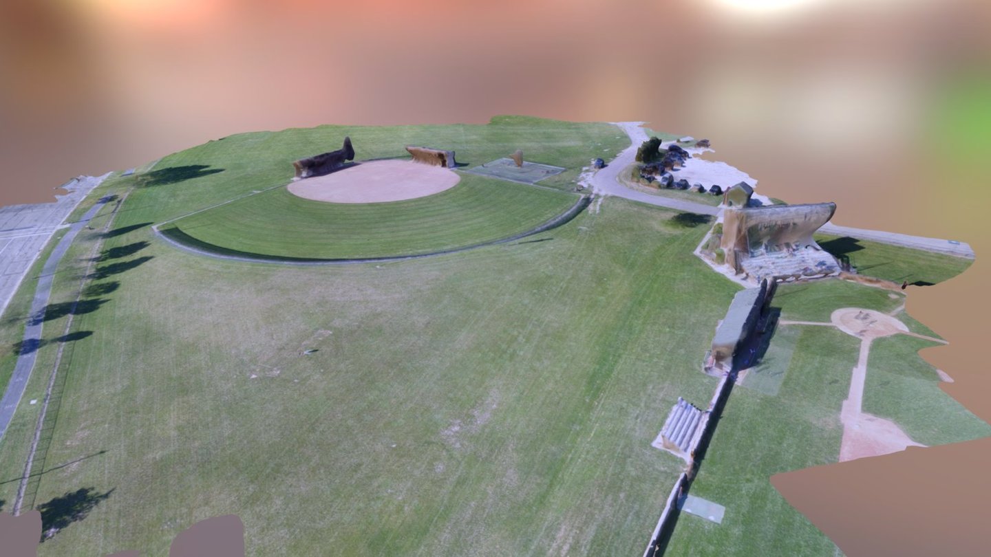 Coffman Softball Field Simplified 3d Mesh - 3D model by topviewimagery ...